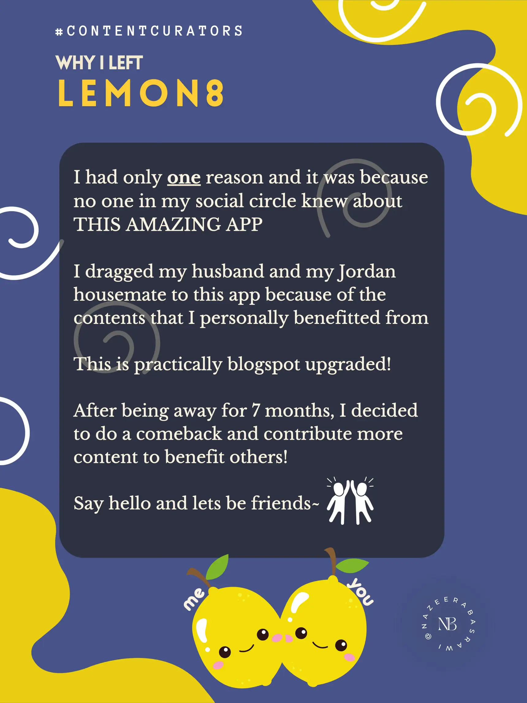 The one reason why I left lemon8 | Gallery posted by Nazeera 🍉 | Lemon8