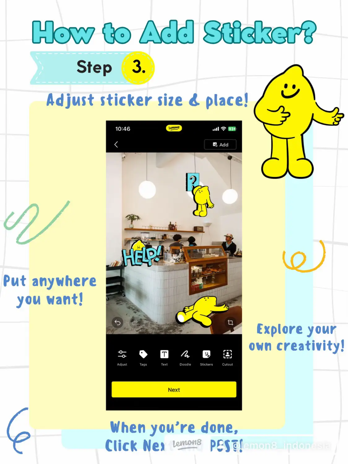 Say Goodbye to “Ribet ngedit!" Use 🍋8️⃣ Stickers😍 | Galeri diposting ...