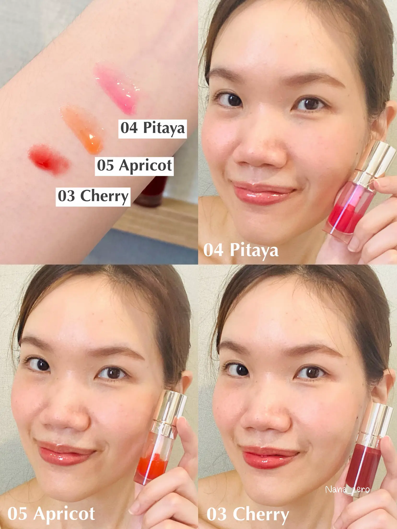 Clarins Lip Comfort Oil - ป้ายยาลิป 3 สีที่ต้องมี 🩷 | แกลเลอรีที่โพสต์โดย Nana_zero | Lemon8