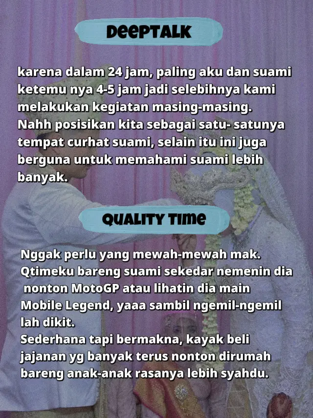 Yuk lakukan ini biar suami makin cintah💗 | Galeri diposting oleh Karinddd | Lemon8