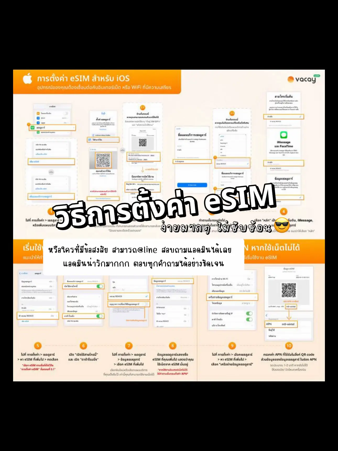 รีวิว eSIM ของ Vacay ซิมเที่ยวต่างประเทศที่ถูกต้องตอบโจทย์‼️ | แกลเลอรีที่โพสต์โดย Khonprod | Lemon8