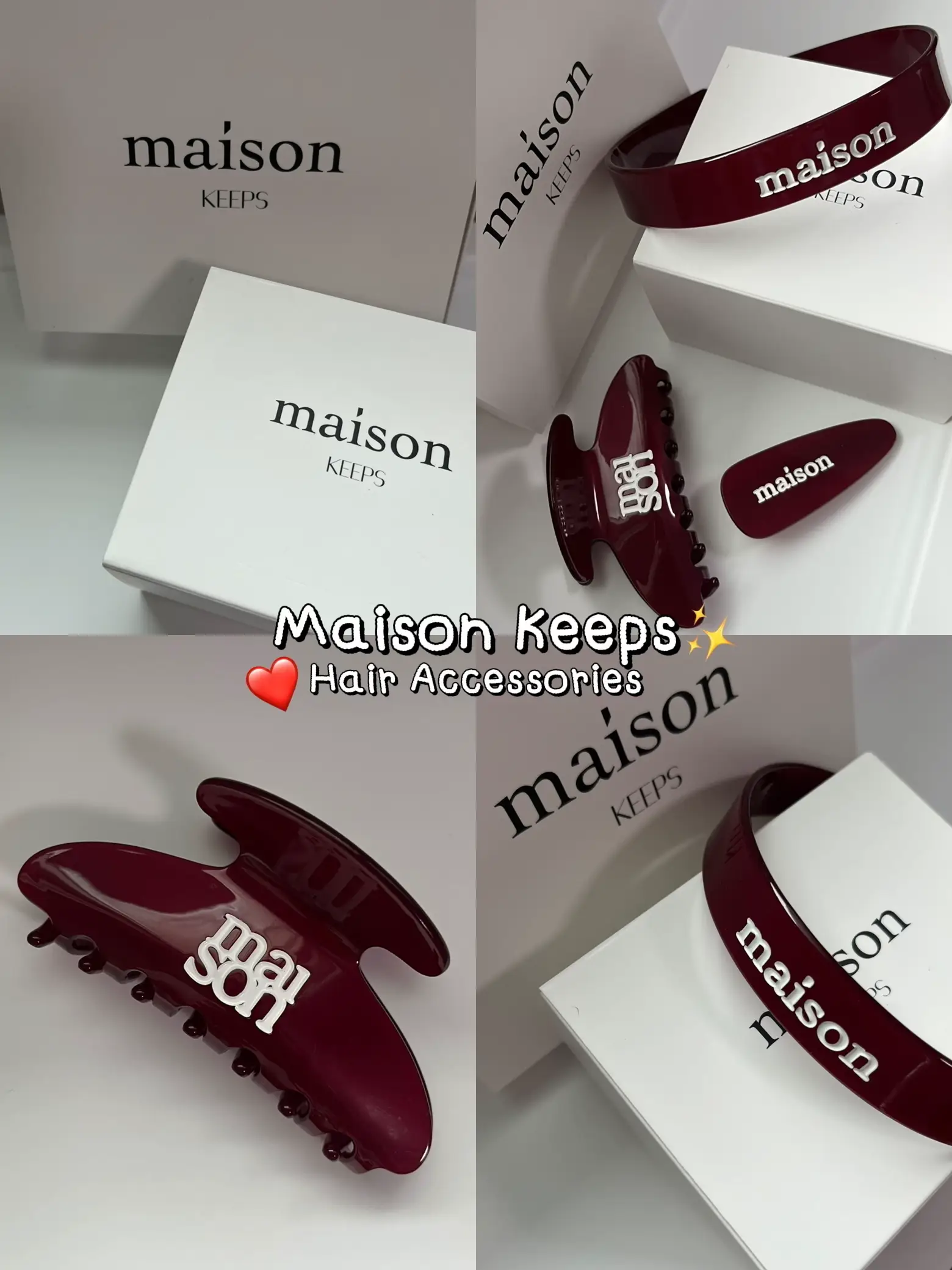 Maison Keeps สีแดง Burgundy ที่ถูกต้อง ️ | แกลเลอรีที่โพสต์โดย sireeaom ...