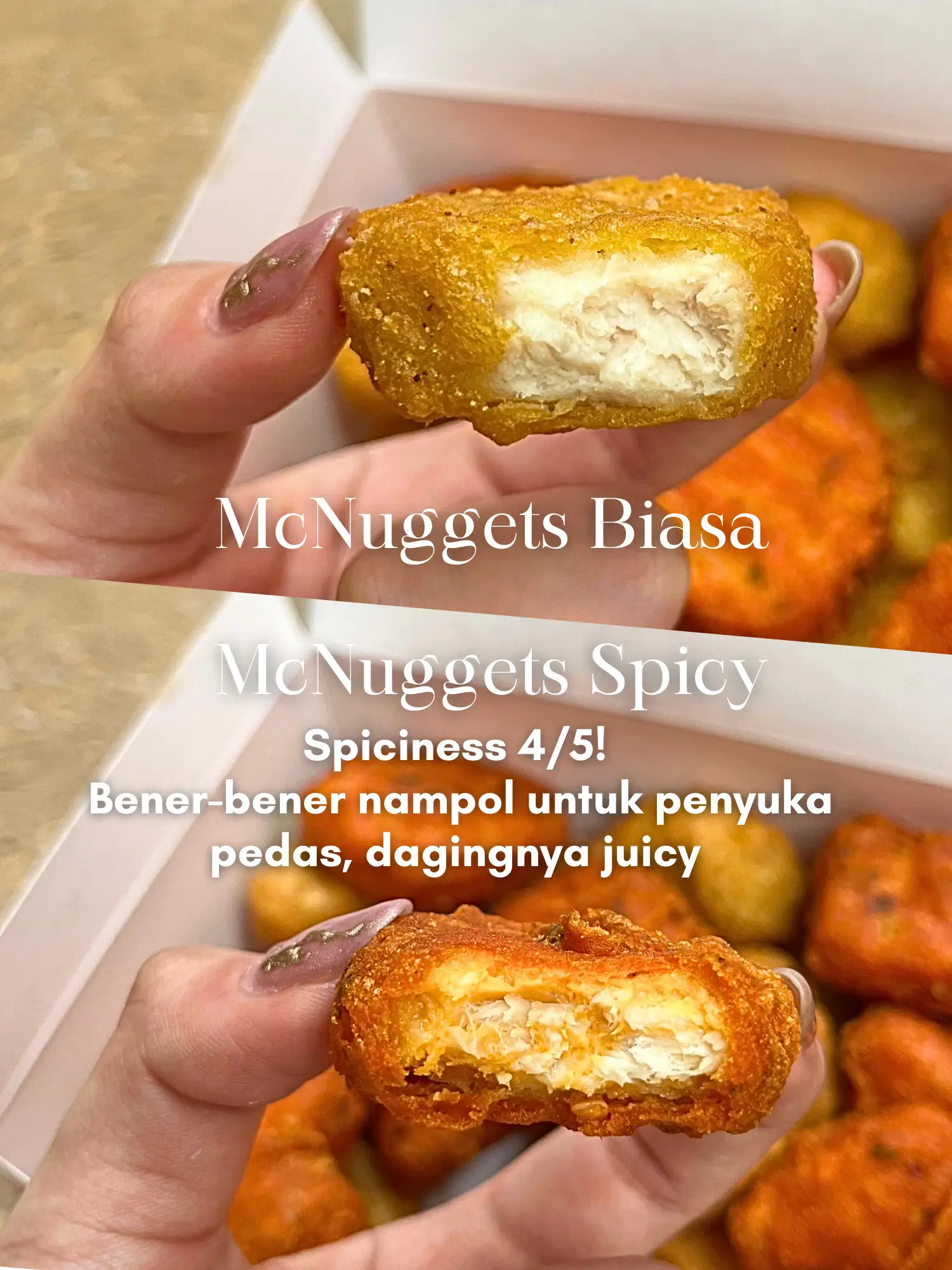 KOTAK SPICY NUGGET YANG BIKIN KETAGIHAN?🥵😍 | Galeri diposting oleh ...
