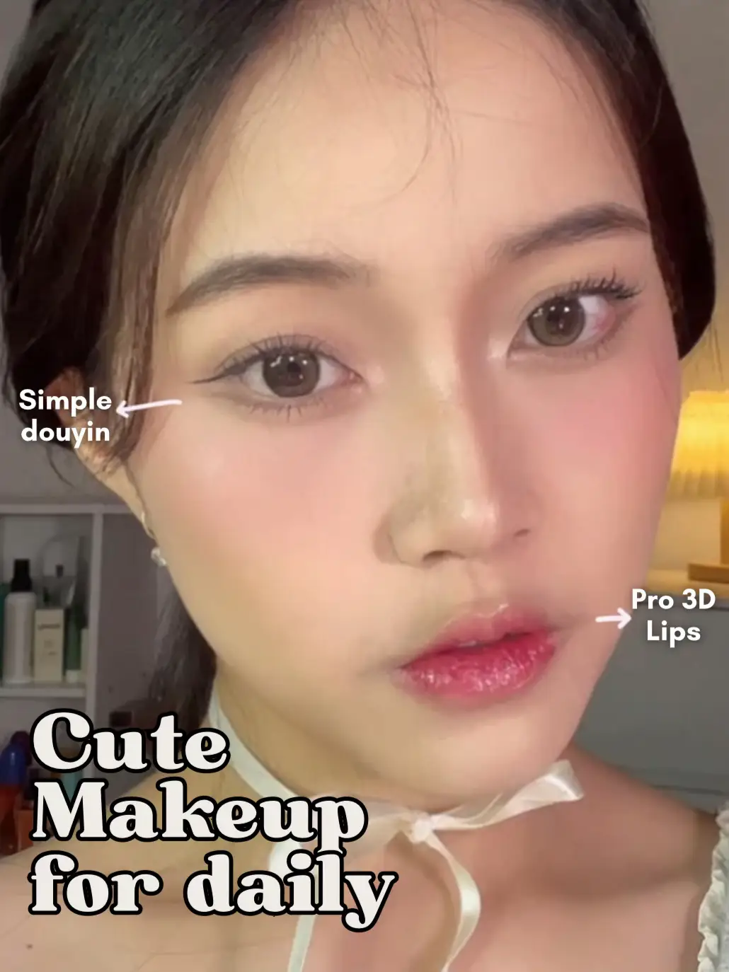 CUTE DOUYIN BUNNY MAKEUP💖 | Video dipublikasikan oleh Seah | Lemon8