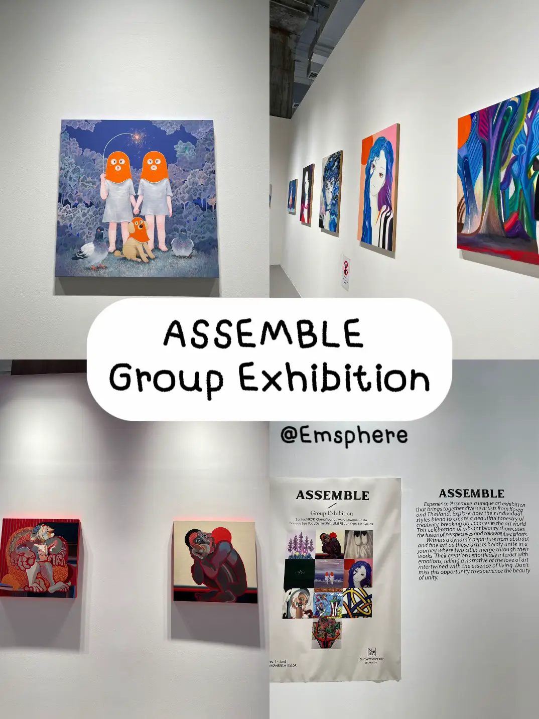 ASSEMBLE - Group Exhibition @Emsphere | แกลเลอรีที่โพสต์โดย p_cartoons ...
