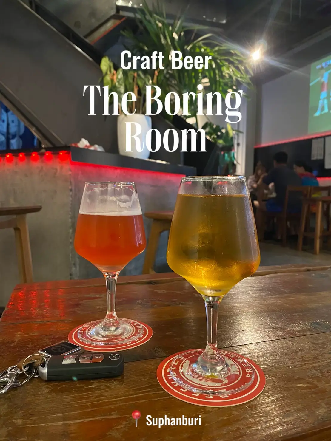 ร้านเบียร์คราฟ ลับๆ ในสุพรรณ 😛💥 | แกลเลอรีที่โพสต์โดย Nipas.k | Lemon8