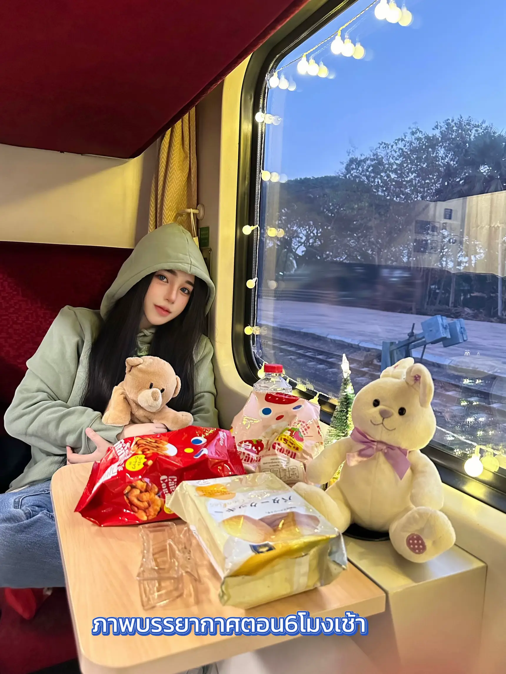 นั่งรถไฟตู้นอนไปเชียงใหม่ครั้งแรก | แกลเลอรีที่โพสต์โดย Milky | Lemon8