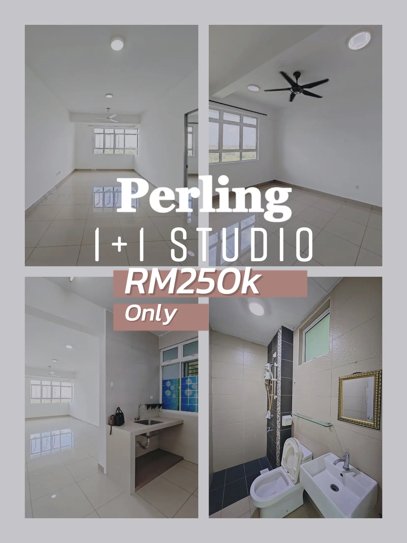 Perling Studio - 100% Full Loan Units | Galeri disiarkan oleh Grace🌸🌸 | Lemon8