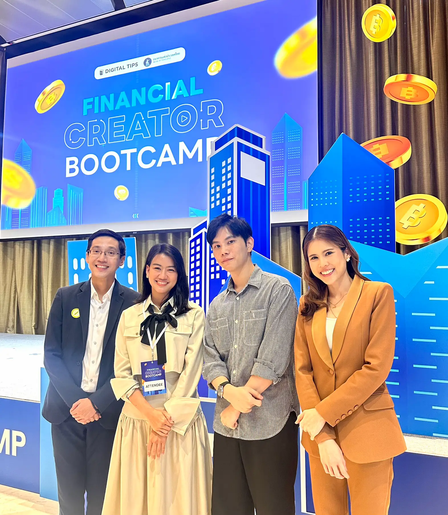 วันนี้น้ำได้มีโอกาสมา Financial Creator Bootcamp | แกลเลอรีที่โพสต์โดย Namfinance | Lemon8