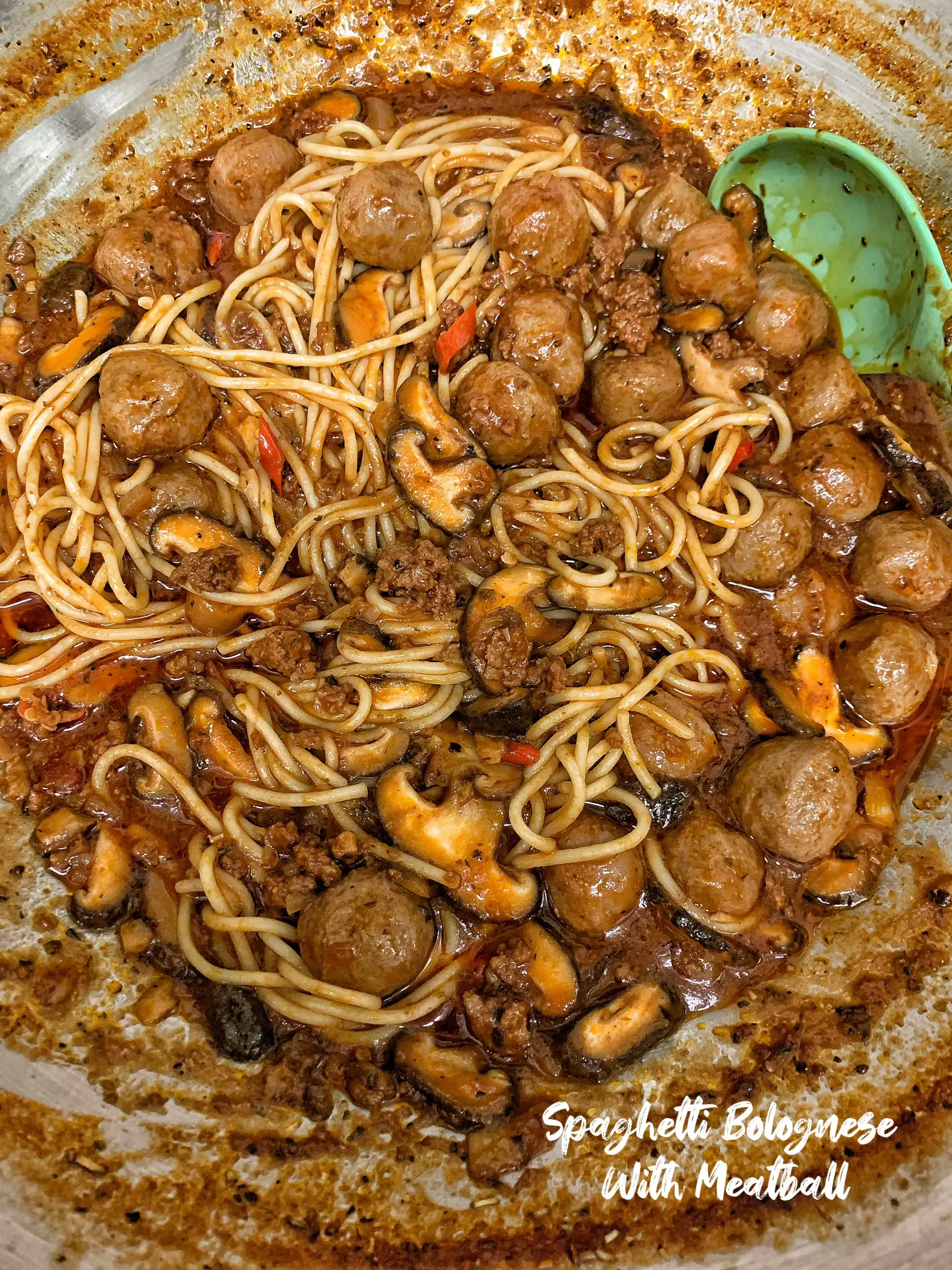 SPAGHETTI BOLOGNESE WITH MEATBALL | Galeri disiarkan oleh Ismaliza Az ...