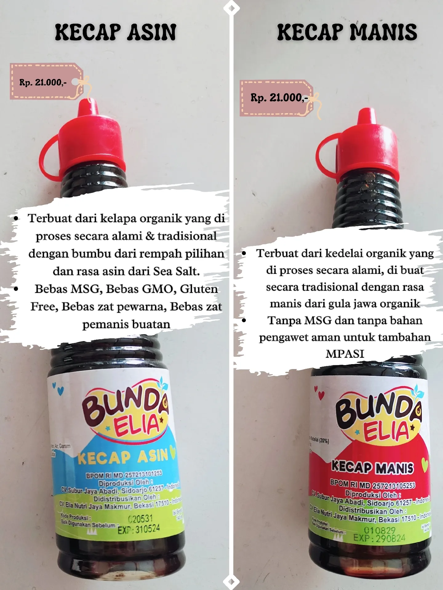 Kecap dan saos Organik | Galeri diposting oleh ira_kirania | Lemon8