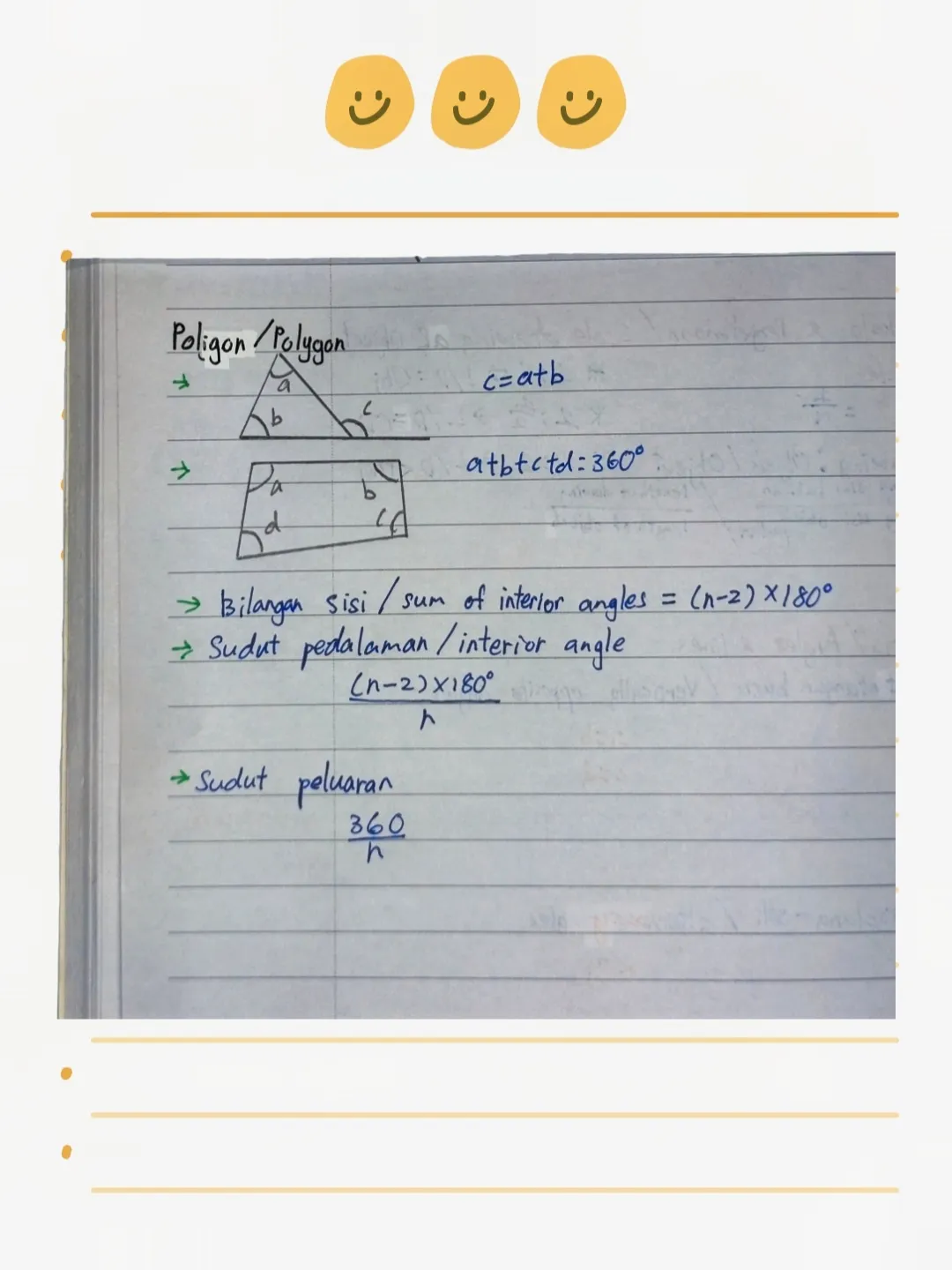 Math Formulas Form 1, 2, 3. Simple🤓☝️Malay/English | Galeri disiarkan oleh SGolden | Lemon8