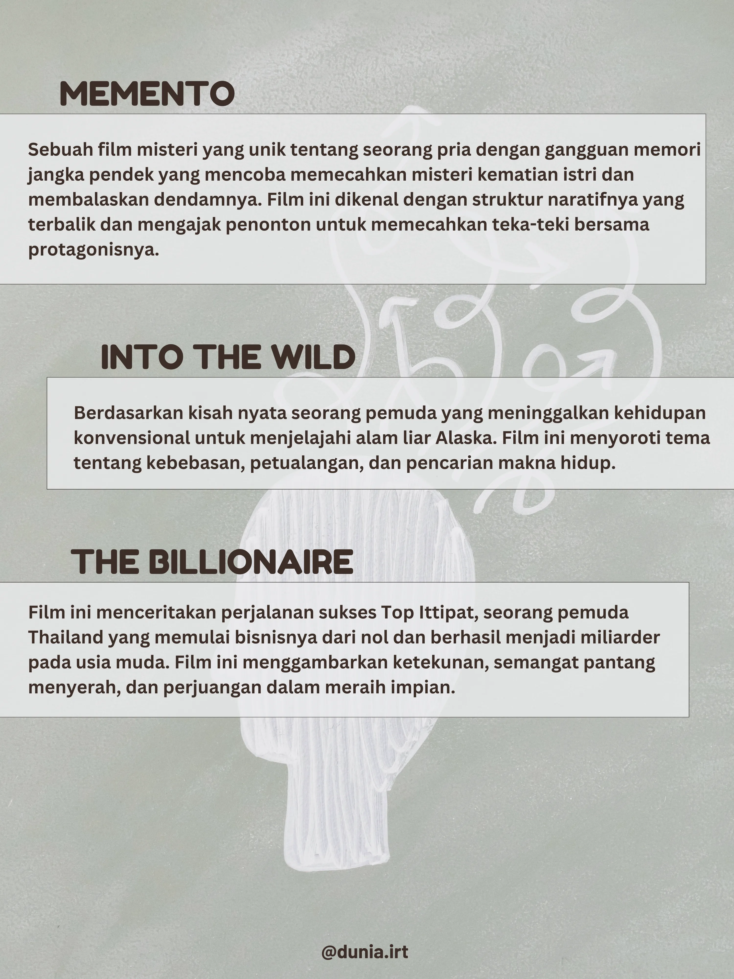 rekomendasi film buat upgrade diri | Galeri diposting oleh Woman Mag | Lemon8