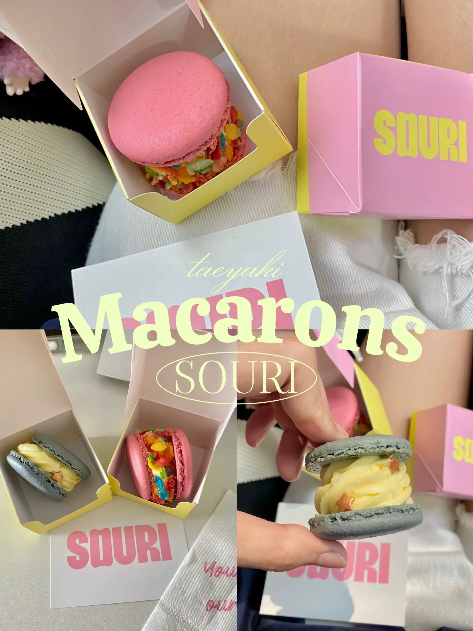 มาการอง SOURI ร้านดังยอดฮิต🍡🍧 | แกลเลอรีที่โพสต์โดย Taeyaki | Lemon8