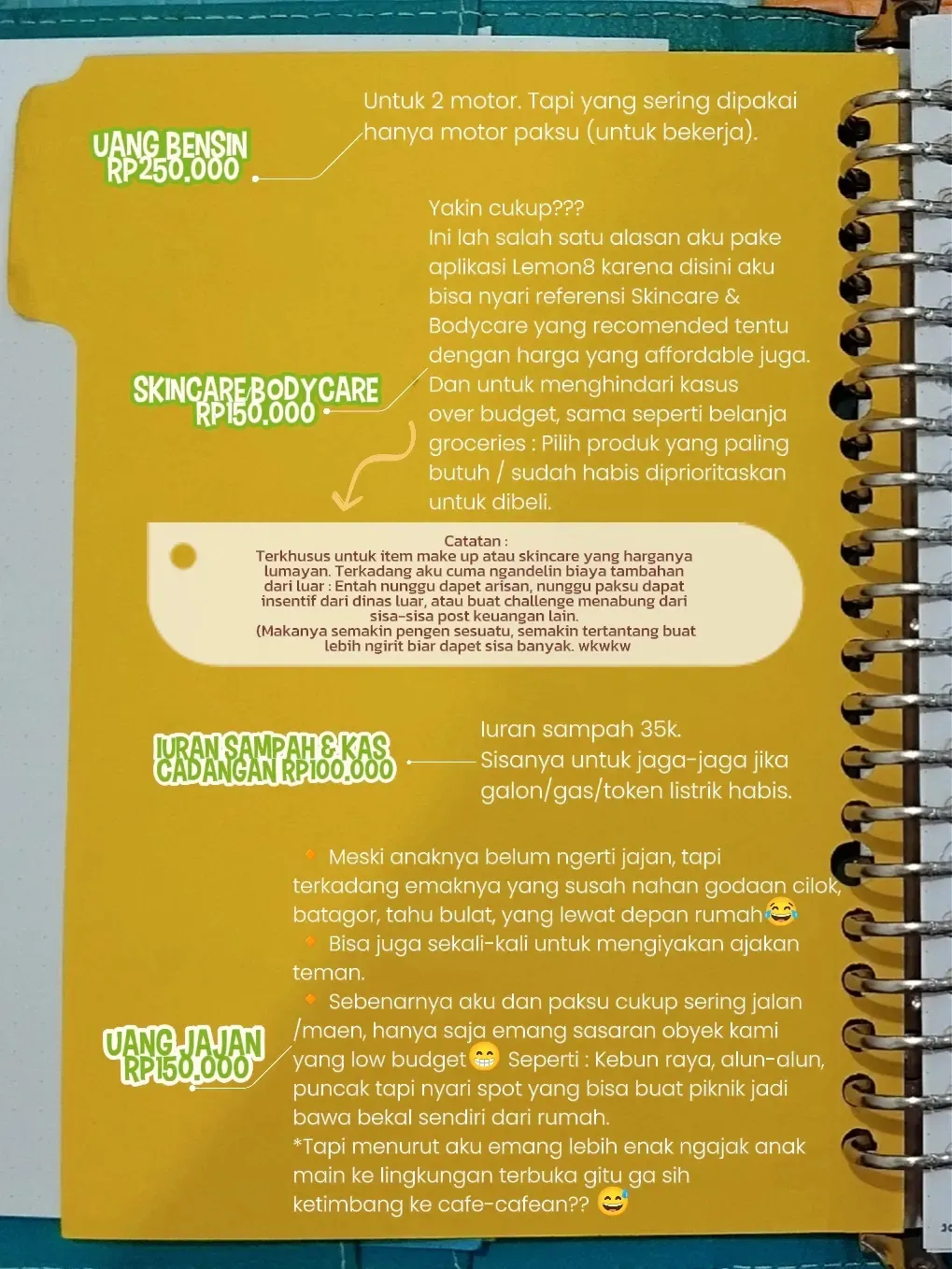 TIPS MONTHLY BUDGETING ANTI BONCOS💸 | Galeri diposting oleh Sndiagst | Lemon8