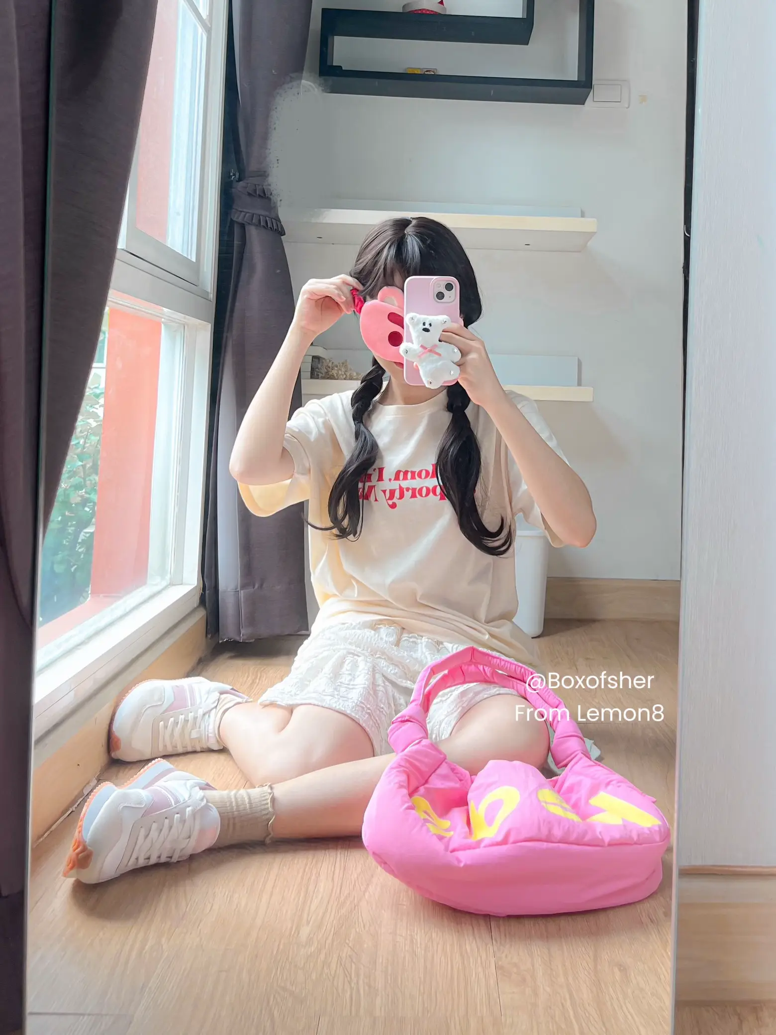 Sweet OOTD 150cm | ลุค Vanilla & Candy Keds🩰♡ | แกลเลอรีที่โพสต์โดย Boxofsher 🎀 151cm~! | Lemon8