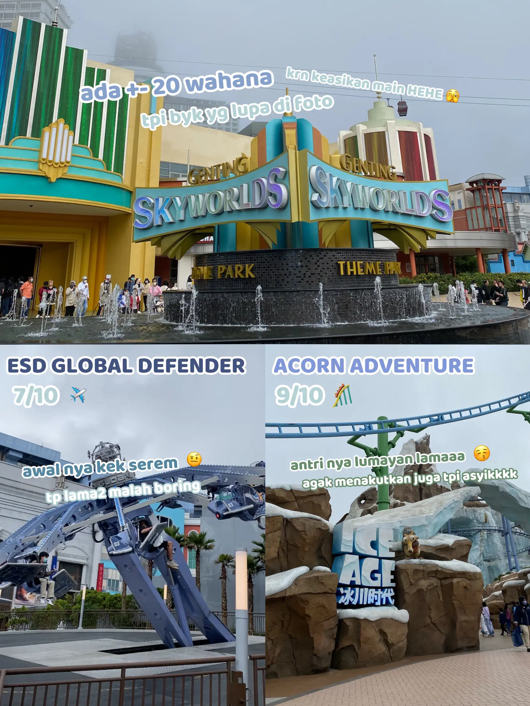 Genting Skyworlds Tips & Guide | Galeri diposting oleh vaniaaaa | Lemon8