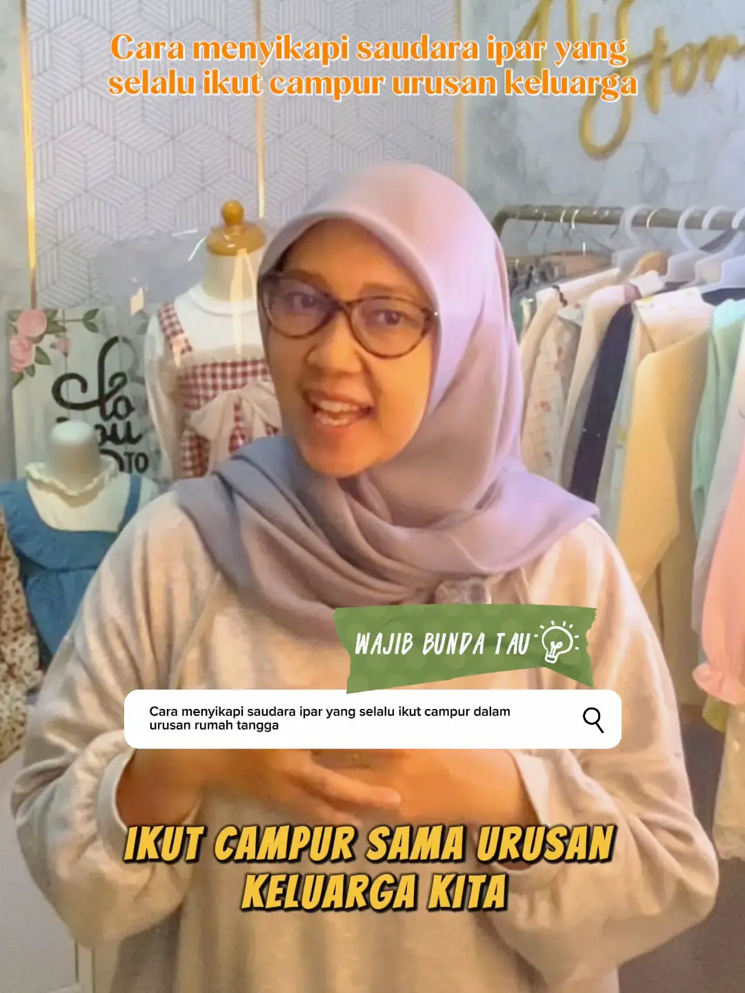 Cara menyikapi saudar ipar yang selalu ikut campur | Video ...