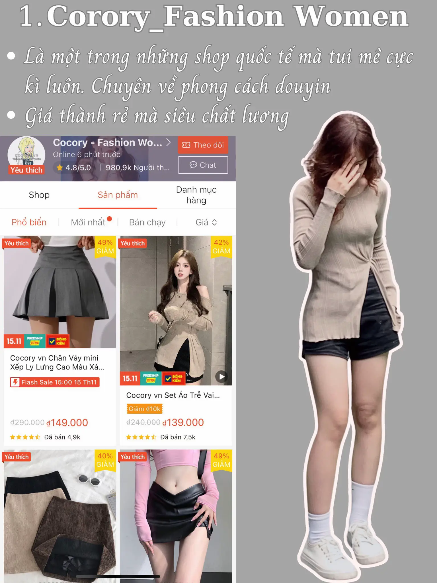4 SHOP ĐỒ Ở SHOPEE GIÚP BẠN NÂNG TẦM OUTFIT | Bộ sưu tập do N.rosie đăng | Lemon8