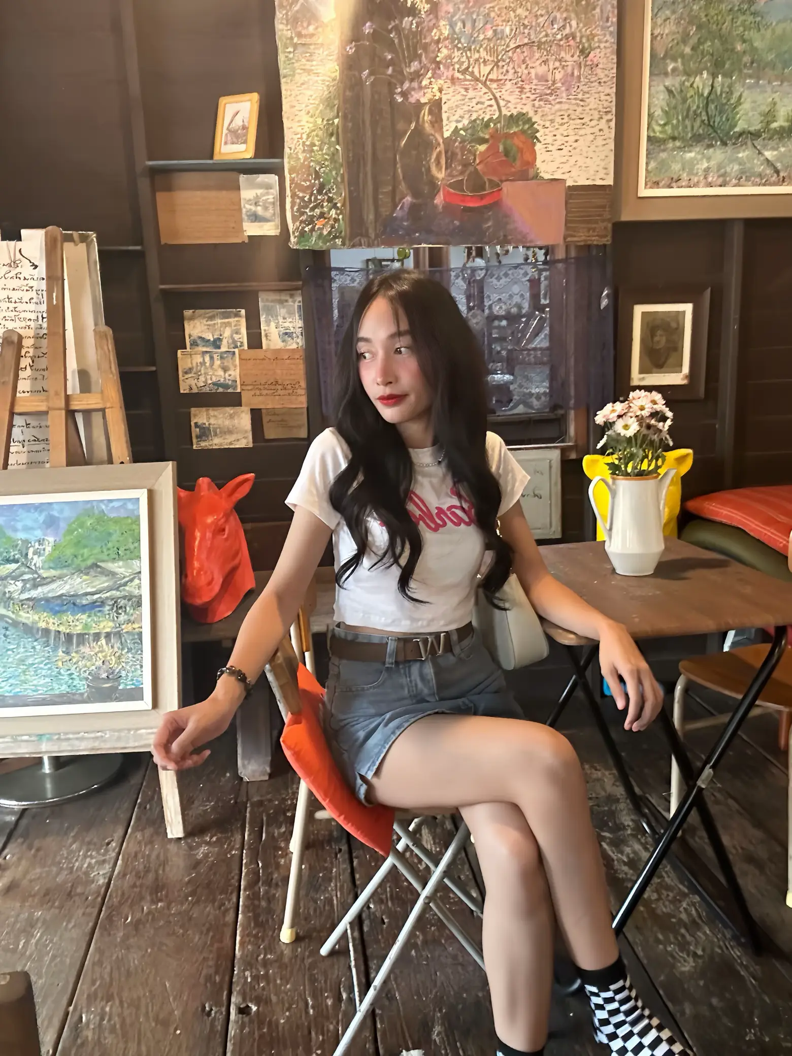 Workshop🎨 กิจกรรมฮีลใจ งานศิลปะ บ้านศิลปินบางคลองหลวง | แกลเลอรีที่โพสต์โดย mesa🦋🌷 | Lemon8