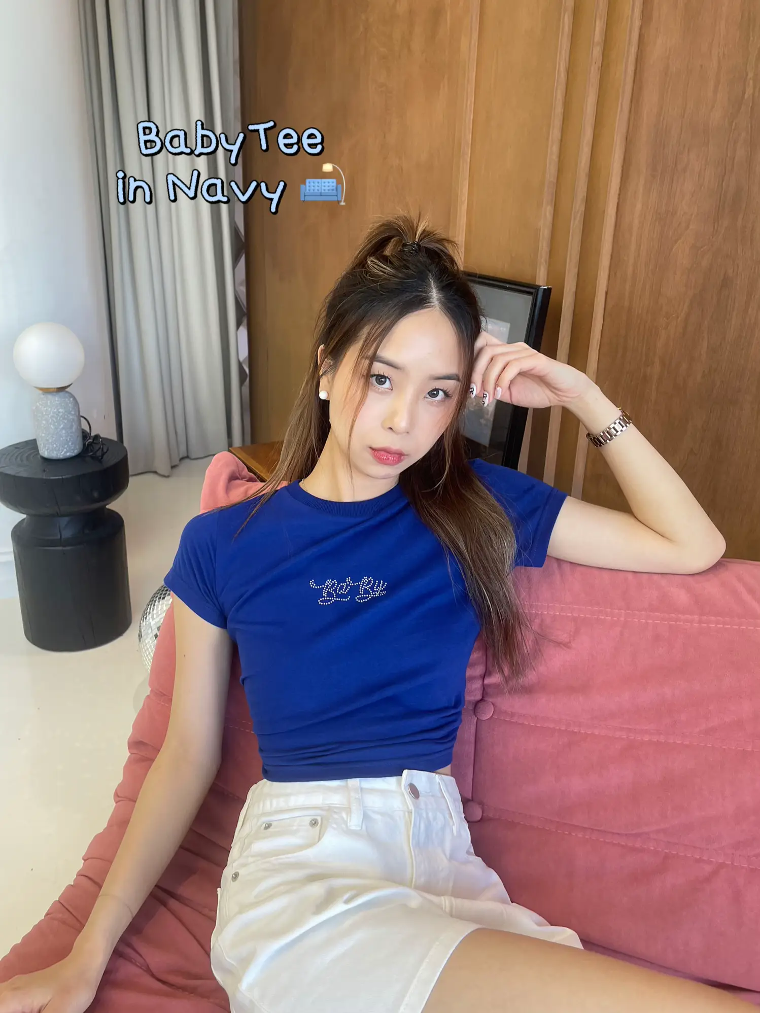 Baby Tee ใส่เสื้อทรงนี้แล้วอึดอัดจริงหรอ?! 🤔 | แกลเลอรีที่โพสต์โดย Sistersfabric | Lemon8