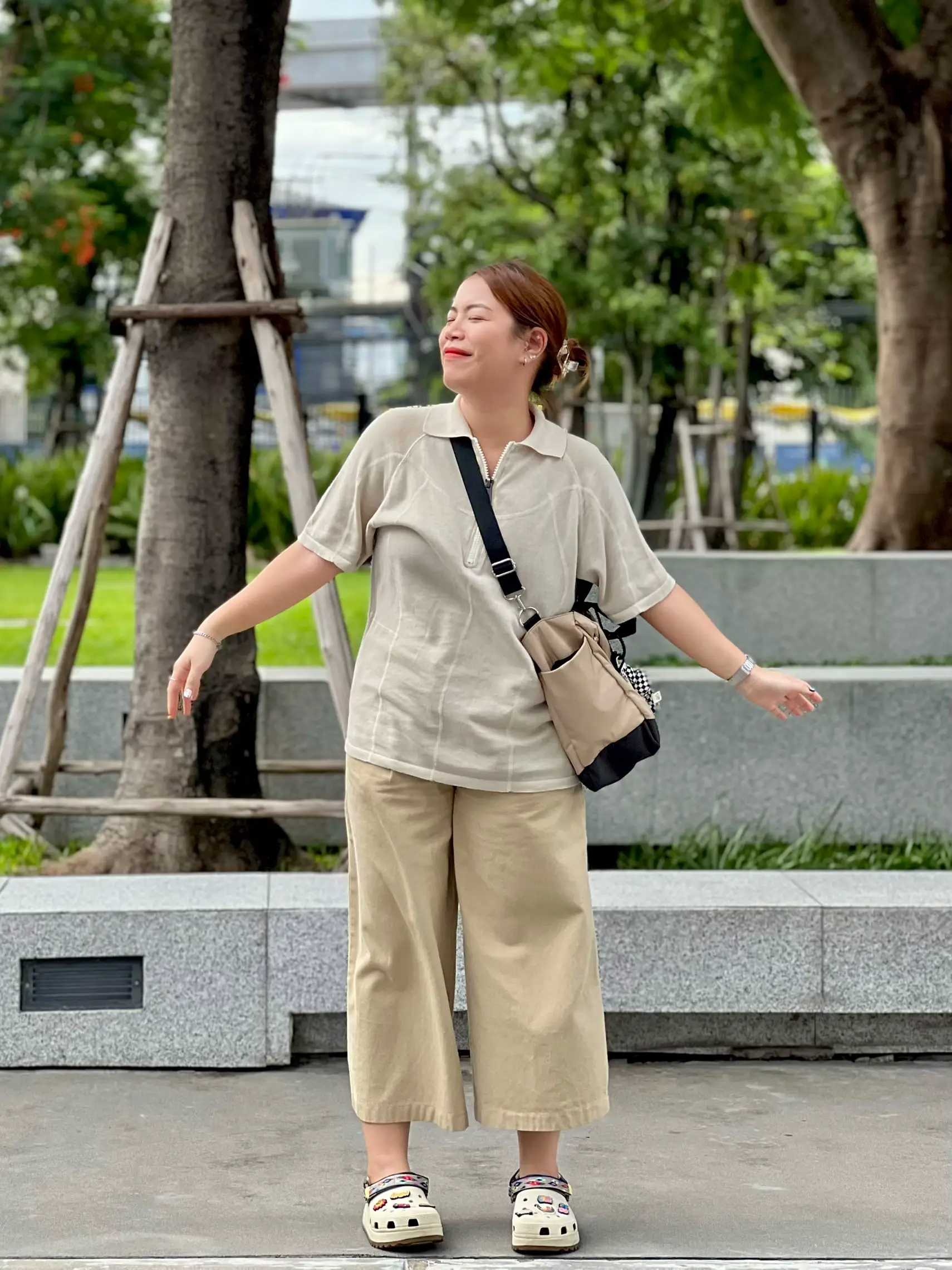 📸OOTD : ALL CREAM ในวันขี้เกียจ(อีกแล้ว) 😅🌦️ | แกลเลอรีที่โพสต์โดย ไก่ดอนชอบรีวิว | Lemon8