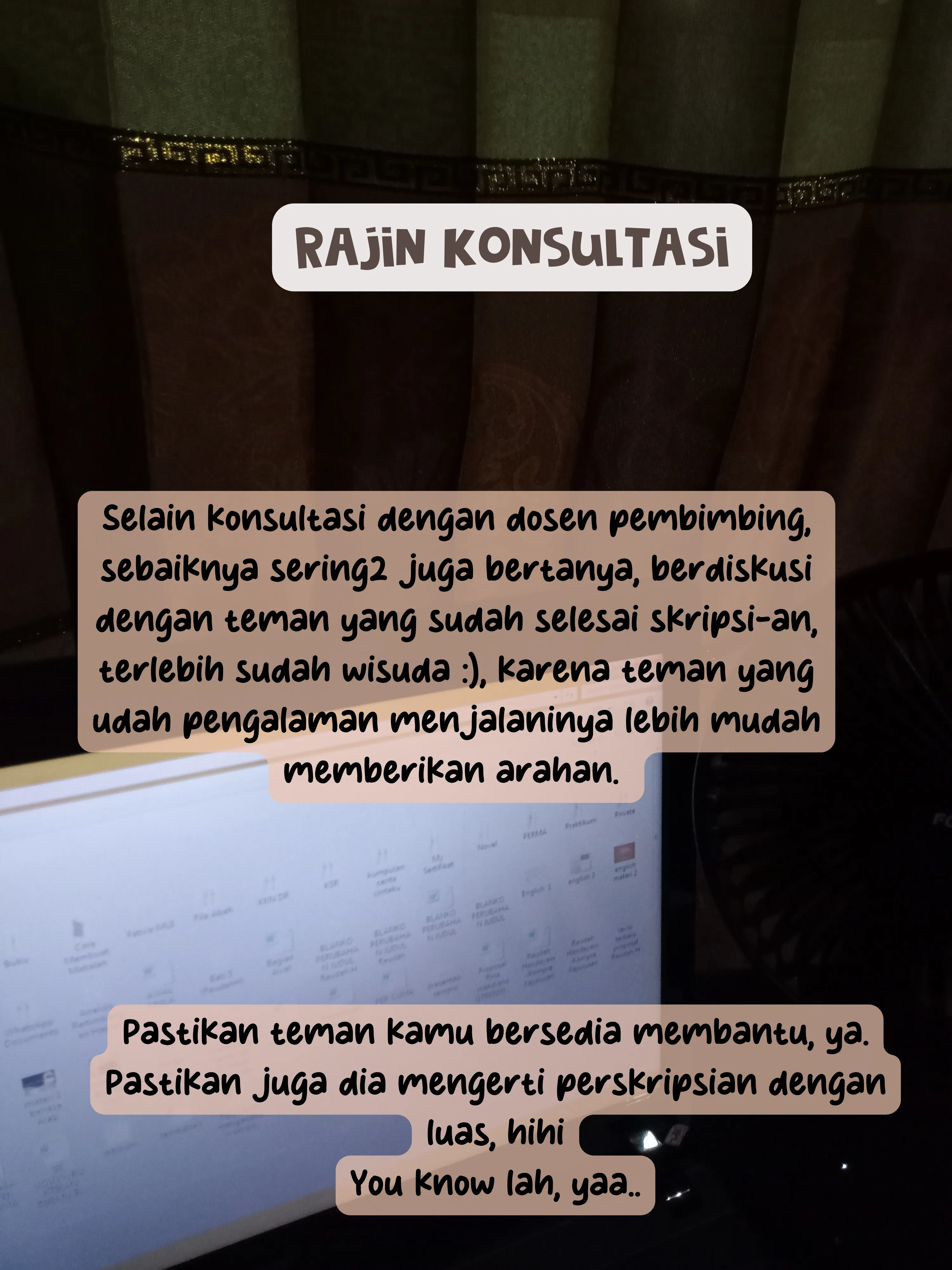Tips Mengerjakan Skripsi Sat Set ala Aku 😊 | Galeri diposting oleh ...