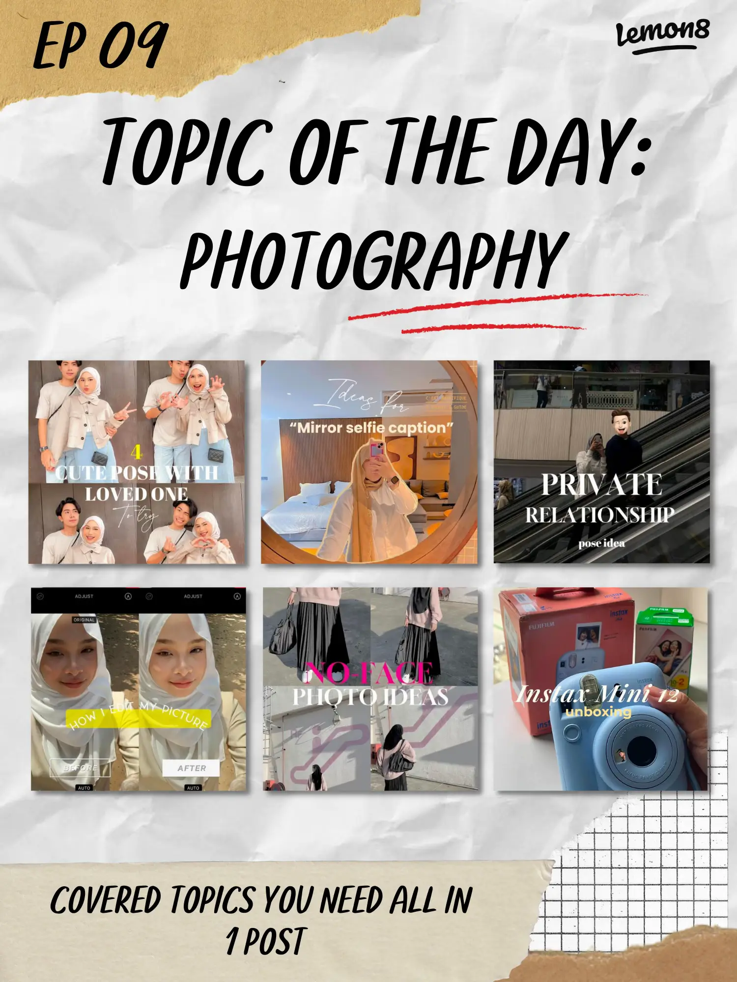 EP 09. Share filters in IG/Lemon8 for more views!📷 | Galeri disiarkan oleh Lemon8_MY | Lemon8