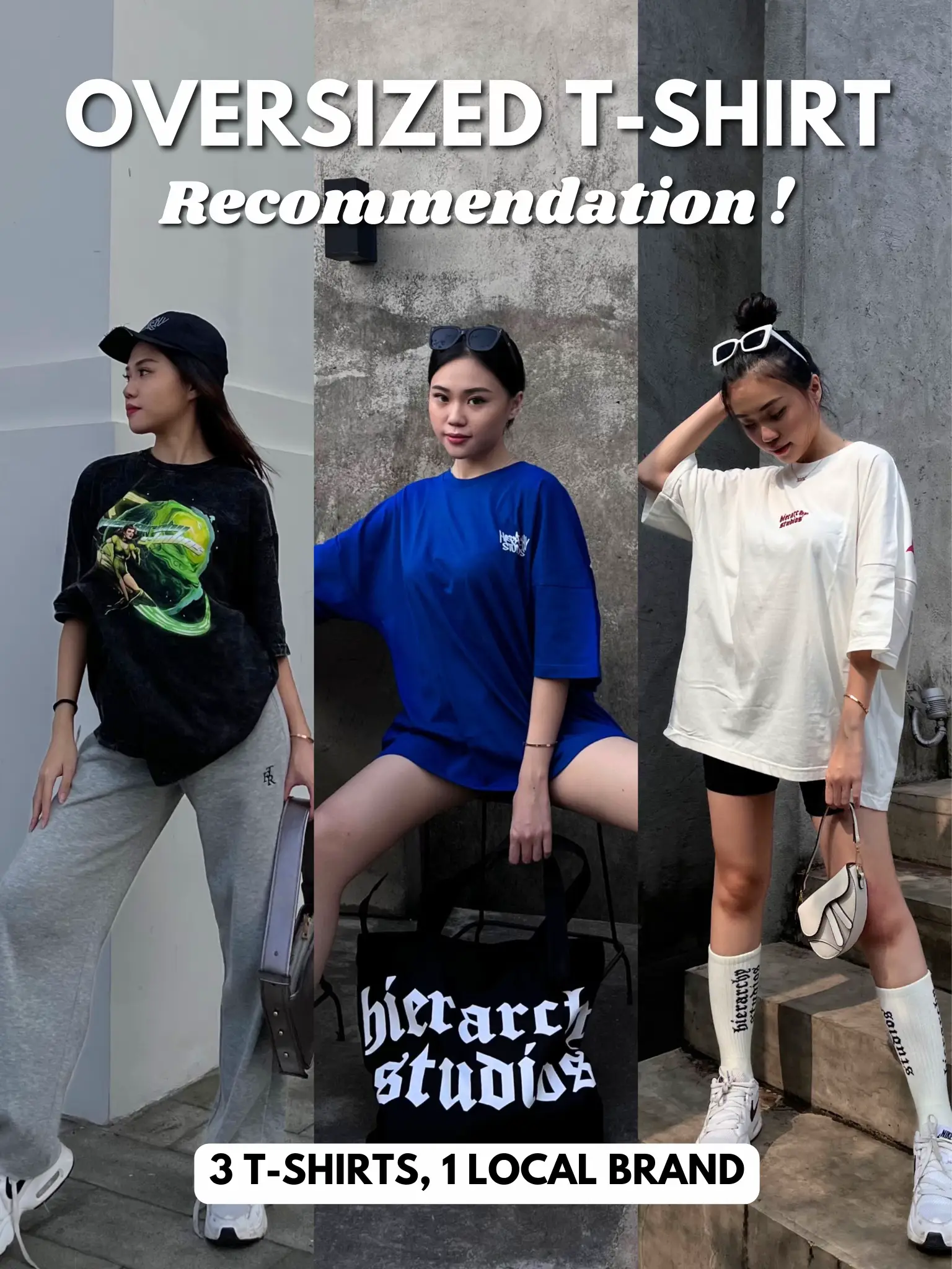 BRAND LOCAL DENGAN OVERSIZED T-SHIRT TERBAIK⁉️😍 | Galeri diposting oleh janekeisya | Lemon8