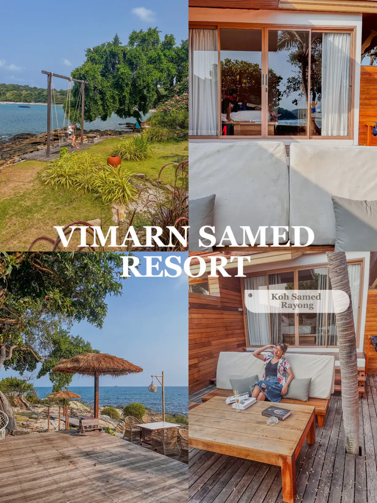 รีวิวที่พัก ‘Vimarn Samed Resort เกาะเสม็ด’🌊 | แกลเลอรีที่โพสต์โดย khawkin | Lemon8