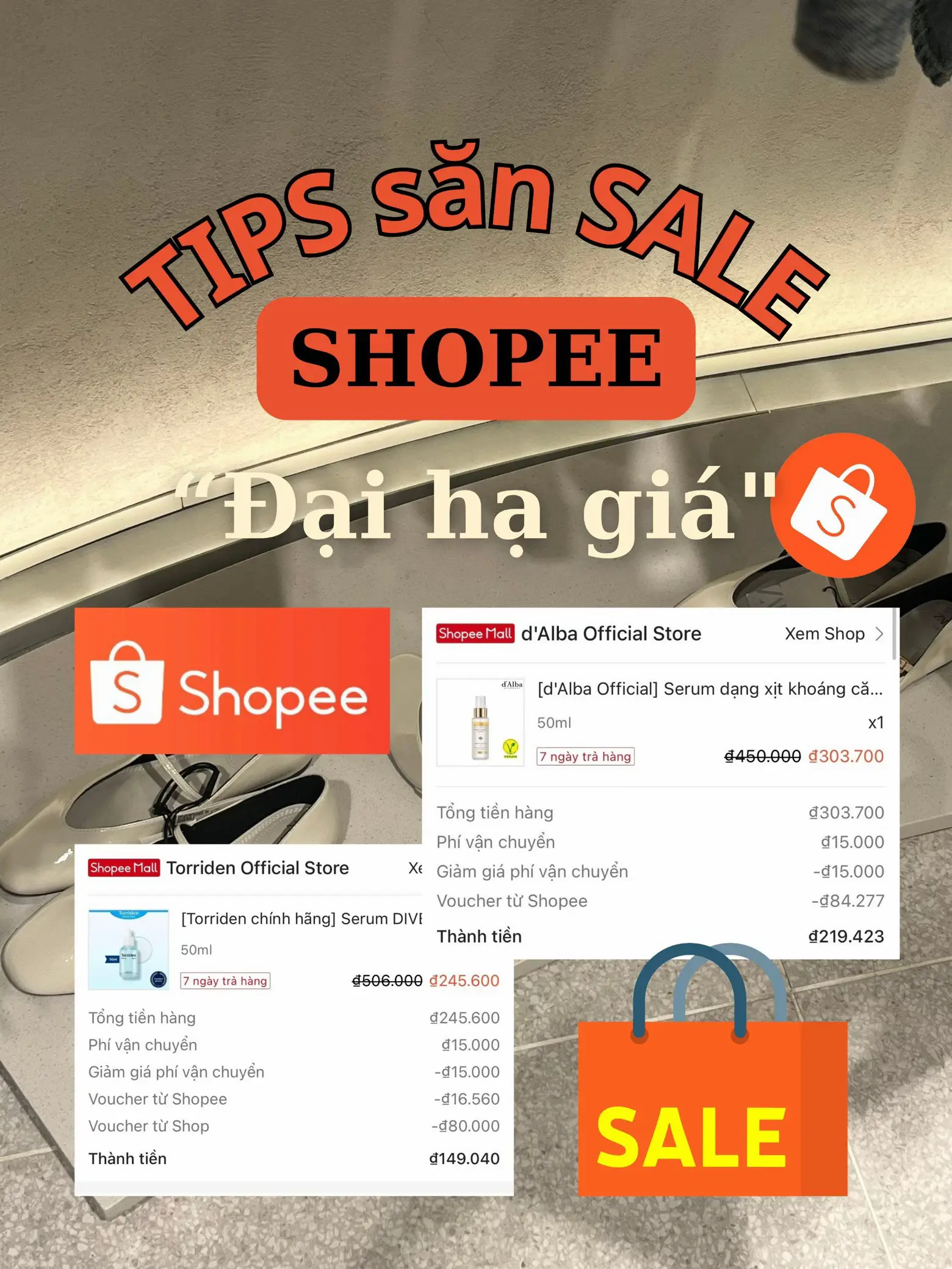 TIPS săn SALE Shopee “Đại hạ giá” 🎉💥 | Bộ sưu tập do Mizhanh đăng | Lemon8