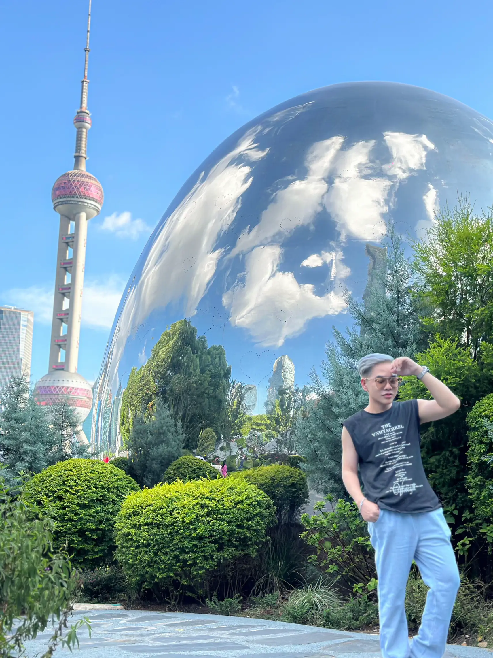 North Bund Green Land สวนสาธารณะริมน้ำที่มีมุม ถ่ายรูปสุดปัง📸 | แกลเลอ ...