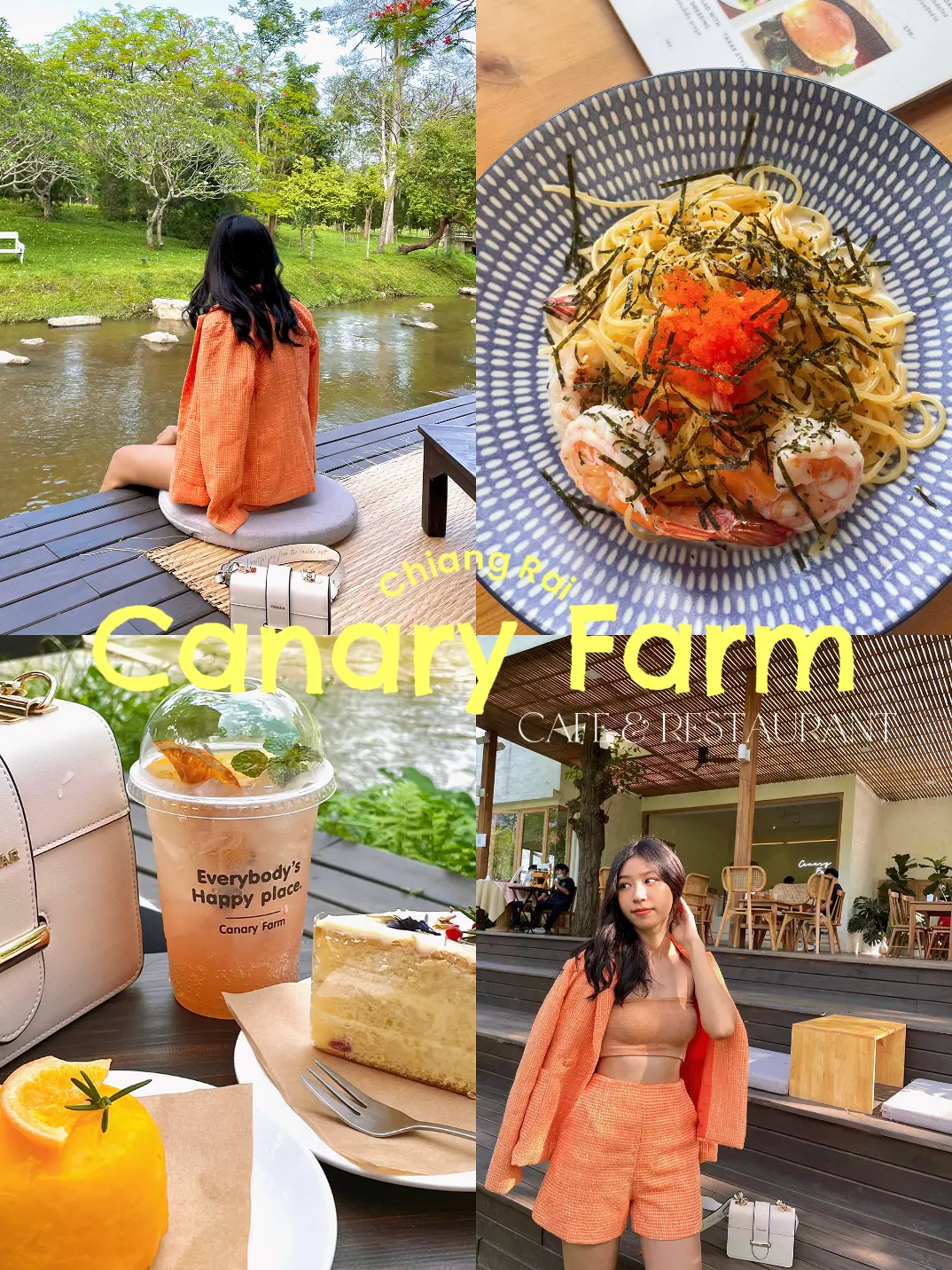 คาเฟ่ริมลำธาร🏞️💐 Canary Farm Cafe & Restaurant⛰️🍃 | แกลเลอรีที่โพสต์โดย ...