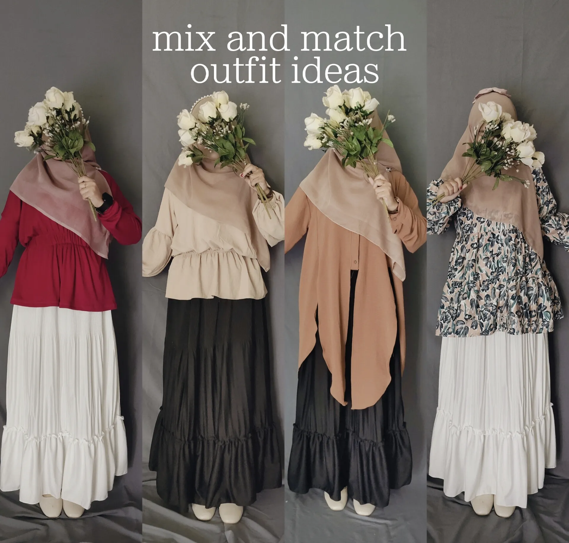 🌈mix and match outfit ideas🌈 | แกลเลอรีที่โพสต์โดย inspirasioutfit | Lemon8