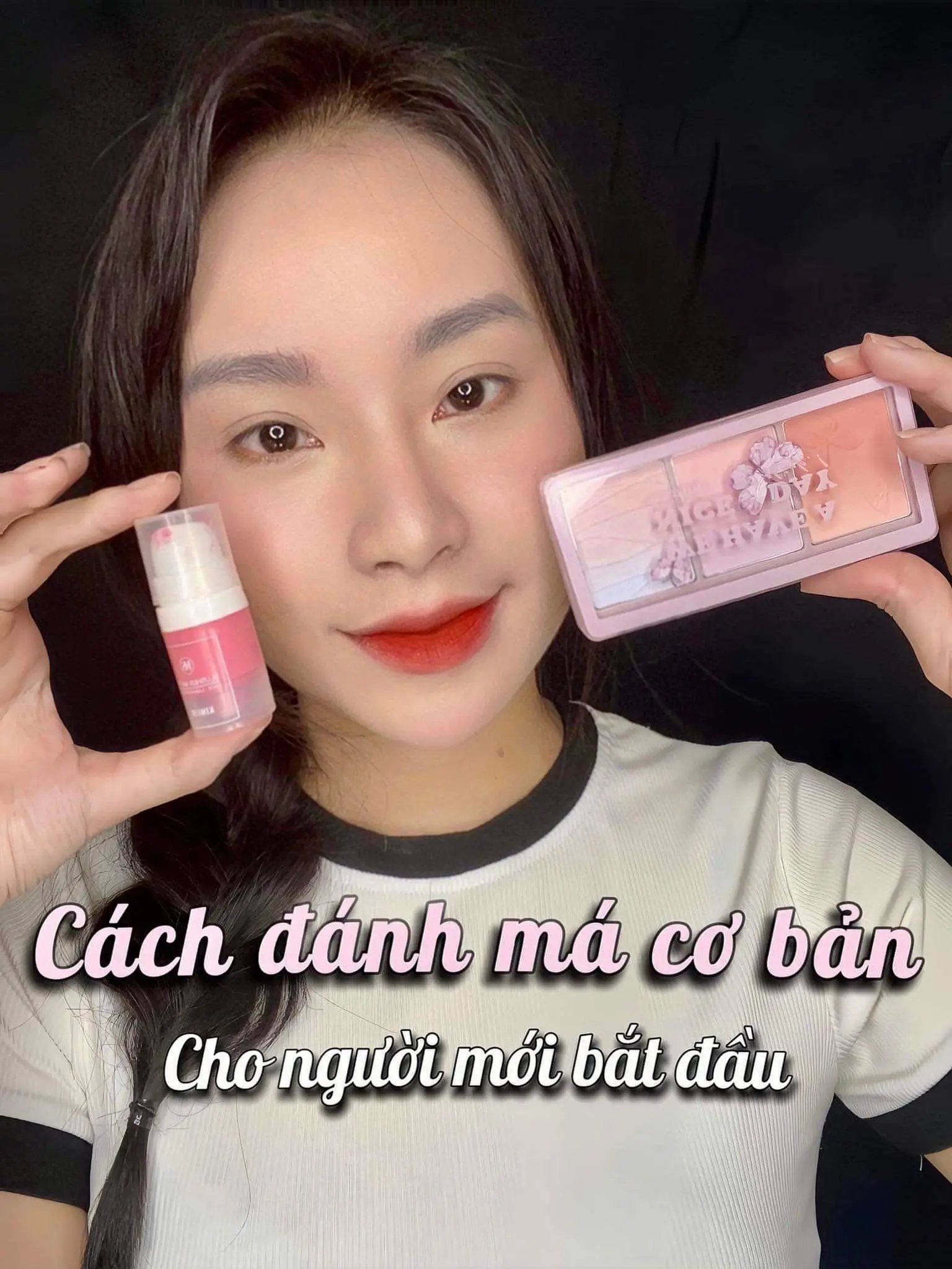 Cách đánh má dạng kem-phấn cho người mới bắt đầu | Video do Cô bé Mkup 🖤 đăng | Lemon8