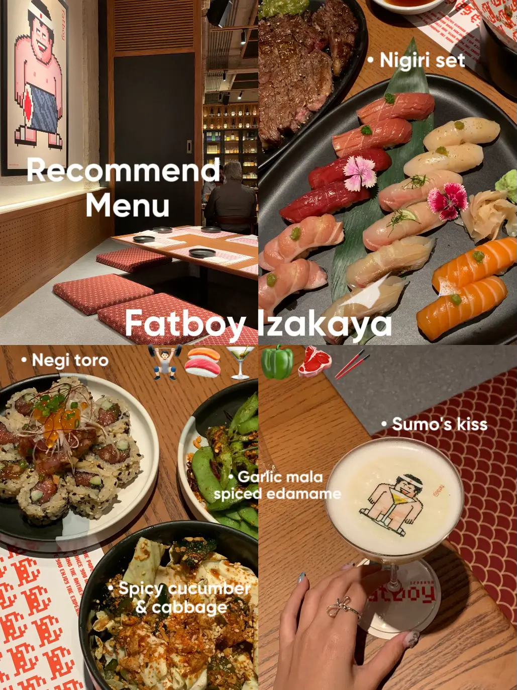 เมนูแนะนำ Fatboy Izakaya🏋🏻🍸 | แกลเลอรีที่โพสต์โดย Muk Munchuphat | Lemon8