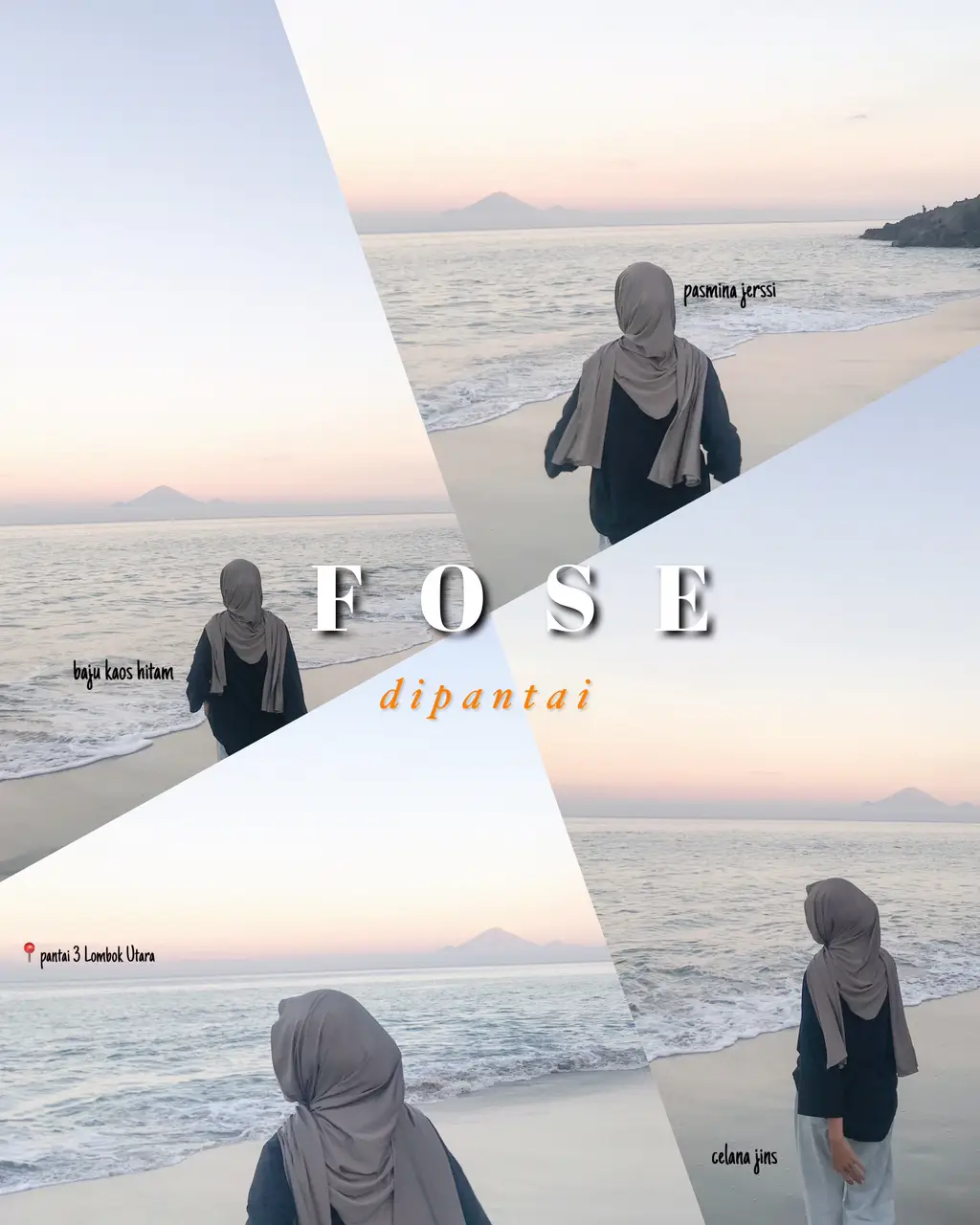 Fose Foto di Pantai Hasilnya Aestatic Bangett🤩💓 | Galeri diposting oleh Kamaliaputrii | Lemon8