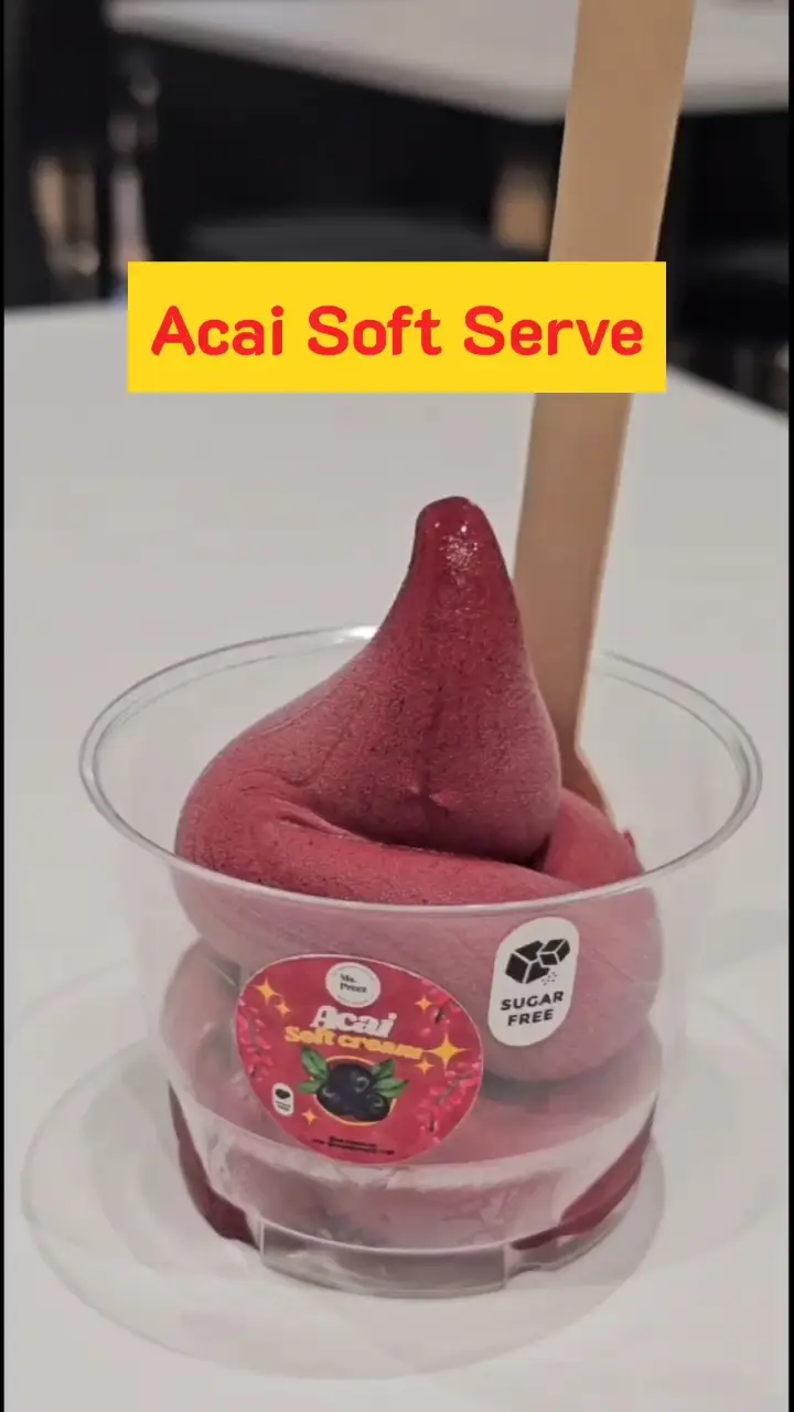 acai soft serve | วิดีโอที่เผยแพร่โดย AomAmmTaLonGin | Lemon8