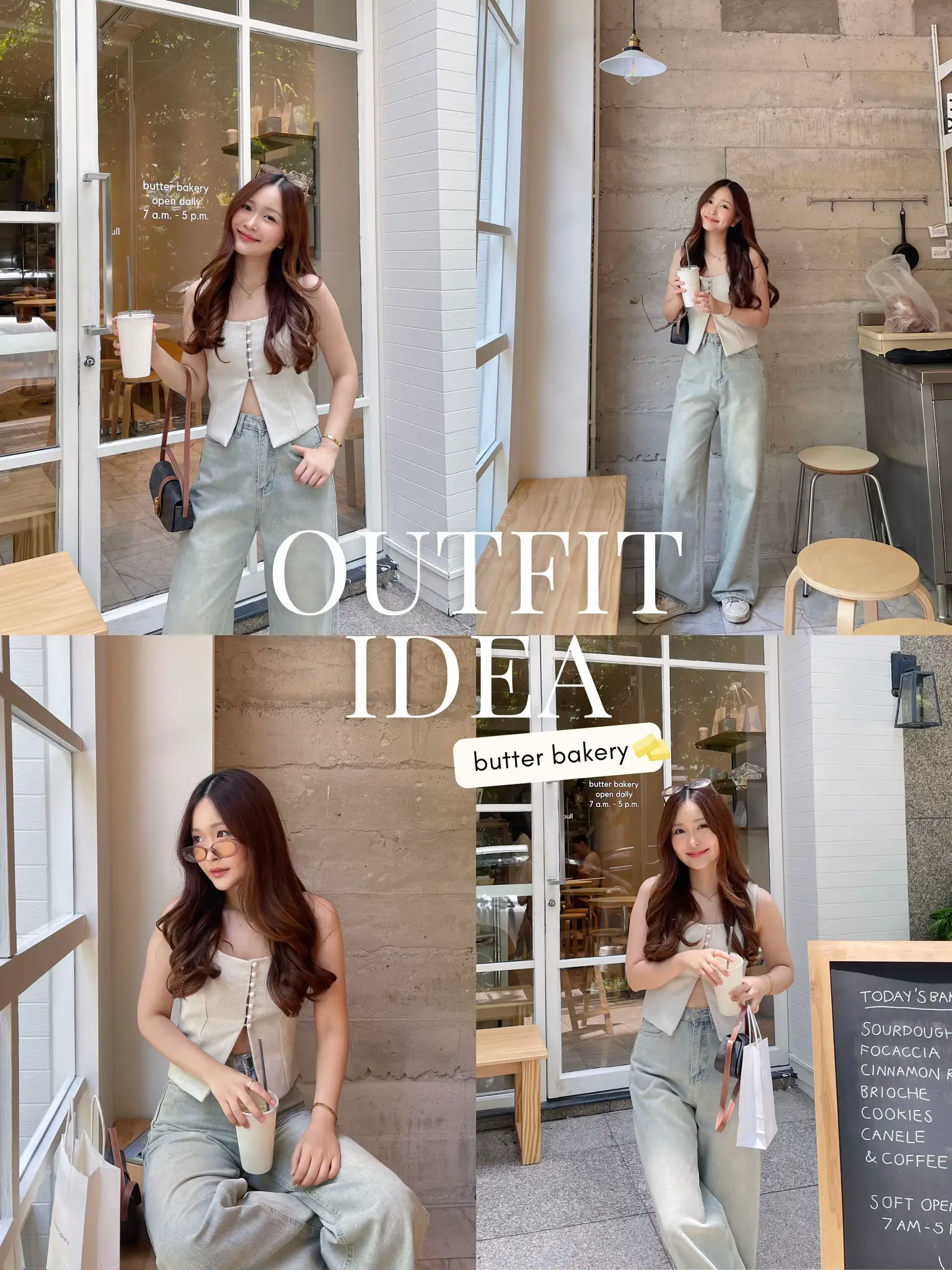 💫 Cafe Outfit : butter bakery 🍞🧈🍪 | แกลเลอรีที่โพสต์โดย Riley.apparels ...