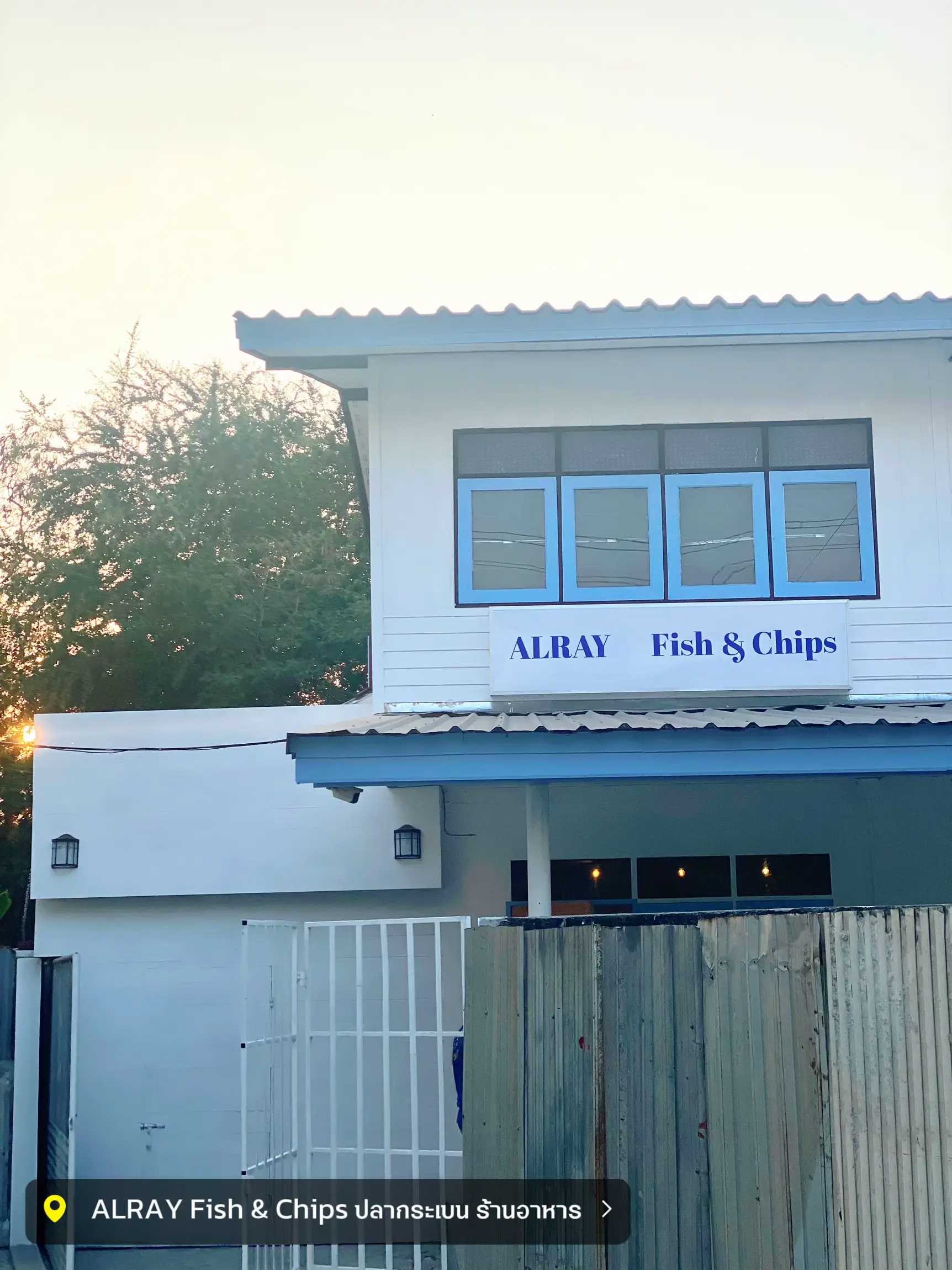 🐟Alray Fish & Chip 🩵 Delicious Like Raising England To The Inlet🇬🇧 ...