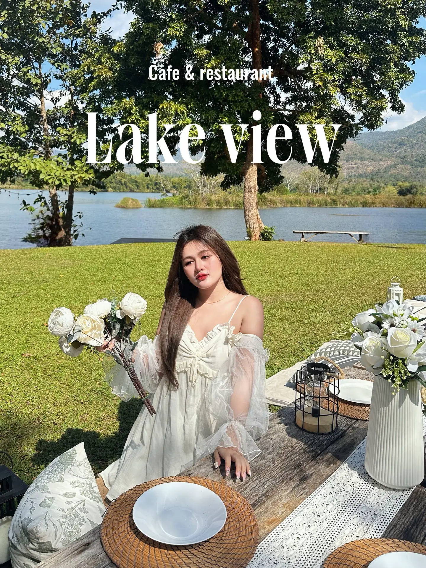 Lake view cafe and restaurant 🎀 | แกลเลอรีที่โพสต์โดย 𝐩𝐚𝐧𝐢𝐭𝐭𝐫𝐚♡ | Lemon8
