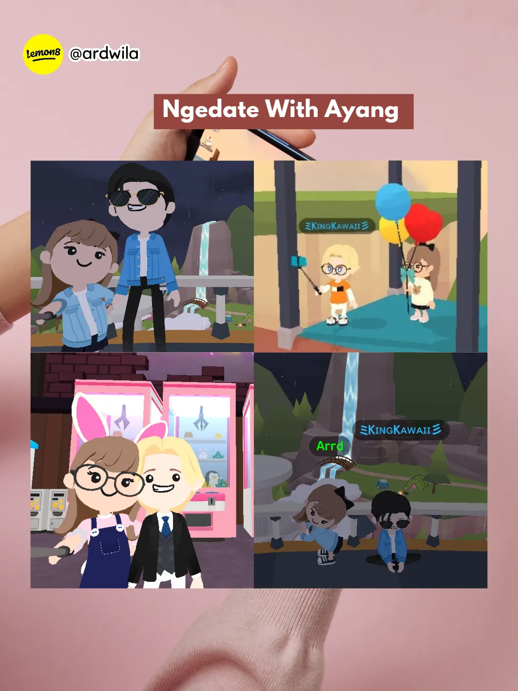 MEET DENGAN TEMAN VIRTUAL PAKAI GAME INI | Galeri diposting oleh Ardwila | Lemon8