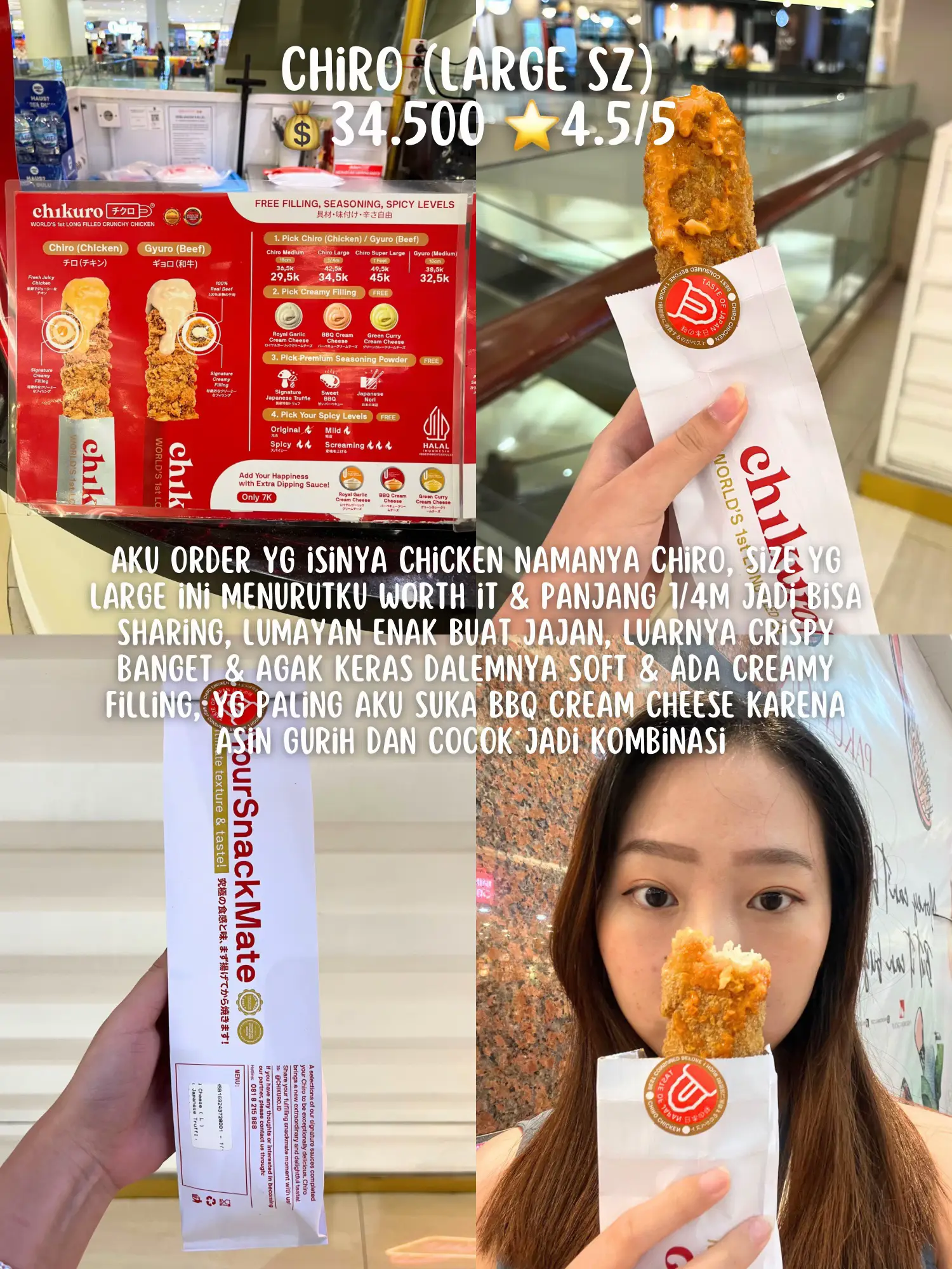 CHIKURO | japanese long chicken roll 🍗 | Galeri diposting oleh Melisa ...