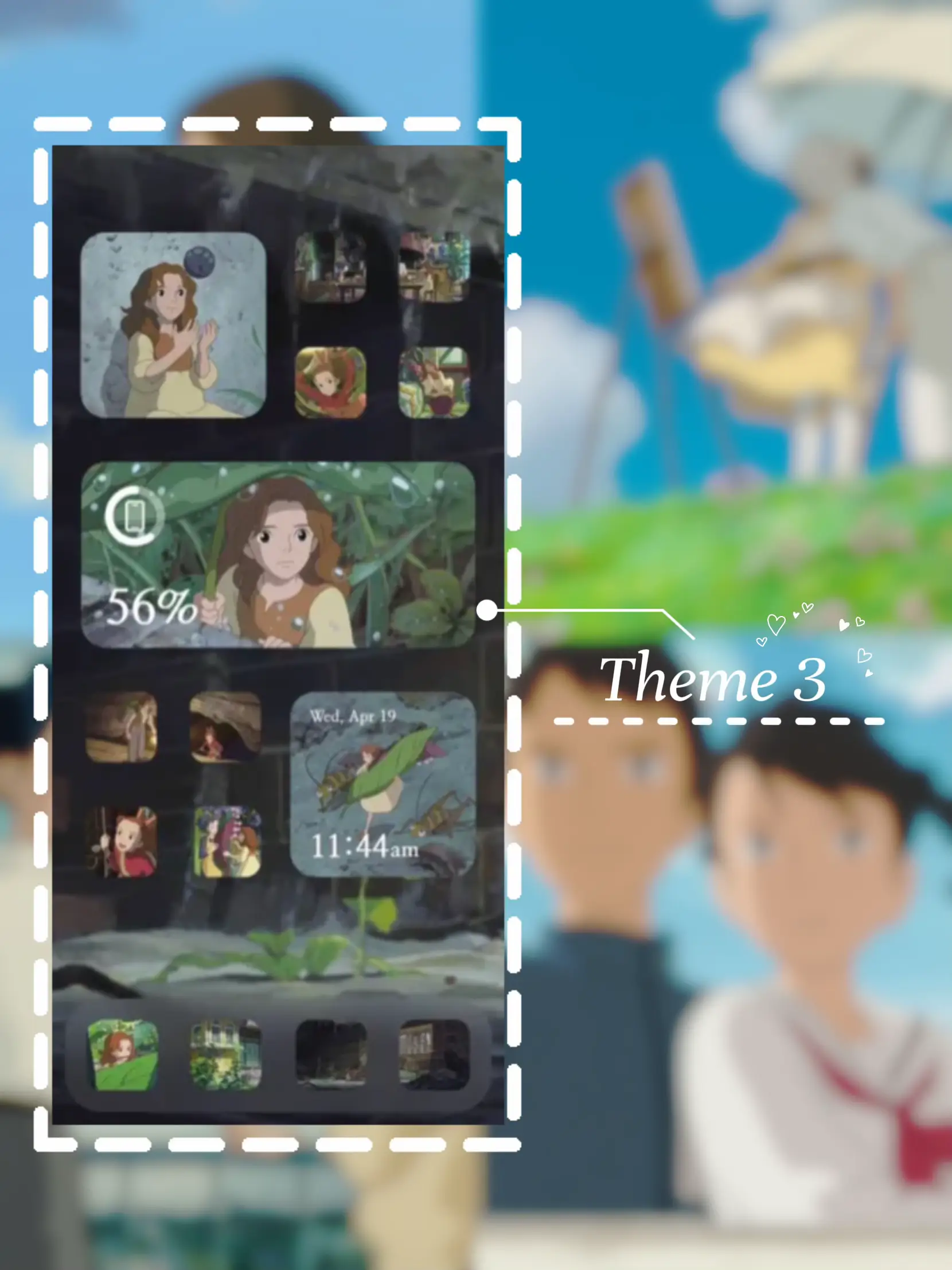 แจกธีม Ghibi Photowidget | แกลเลอรีที่โพสต์โดย Rainny | Lemon8