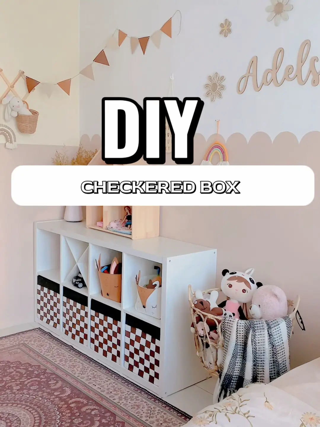 DIY CHECKERED BOX | Video diterbitkan oleh wawadels | Lemon8