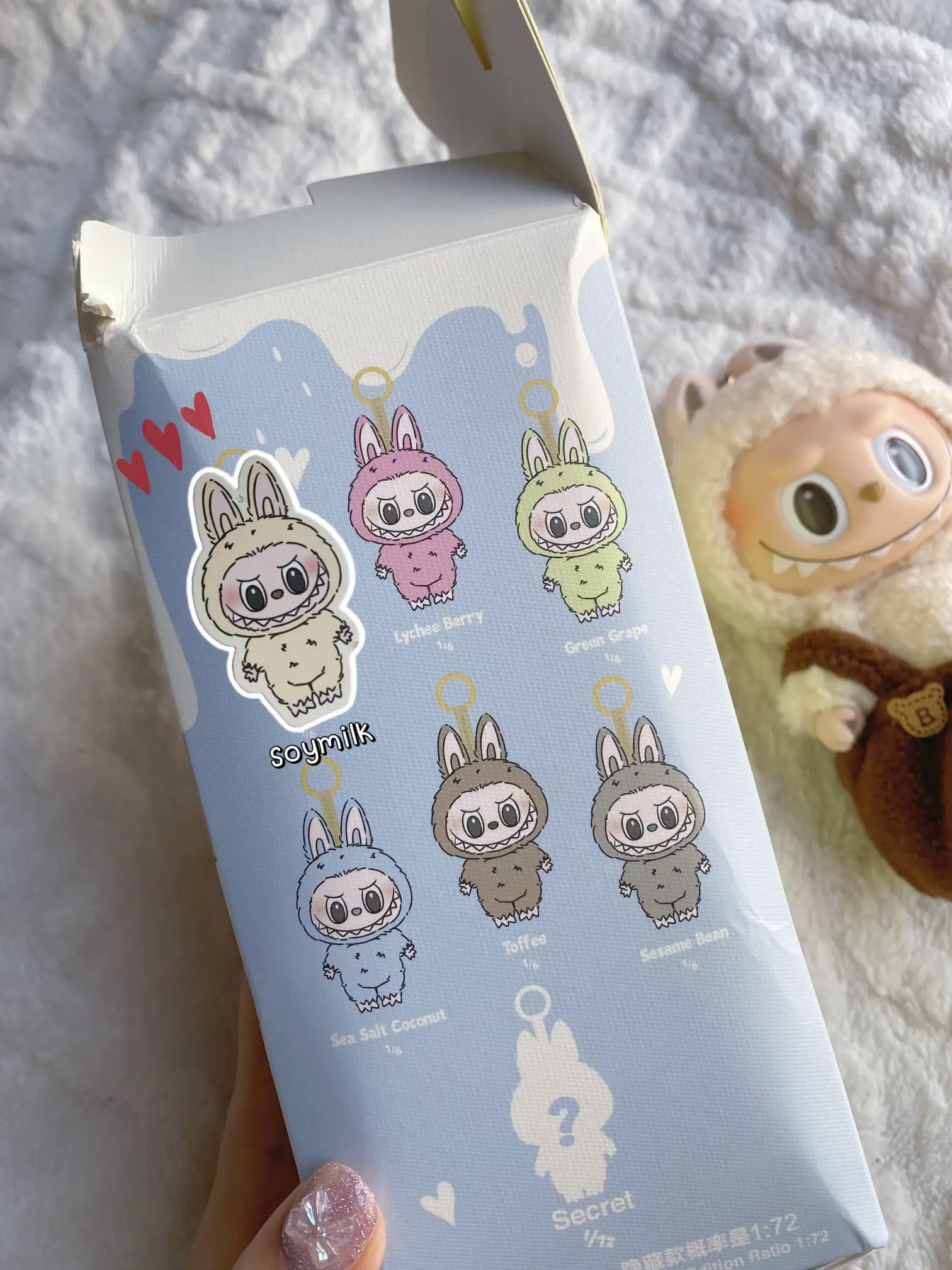 Labubu Macaron สี soymilk🥛 | แกลเลอรีที่โพสต์โดย 💖รีวิวไปก่อน | Lemon8