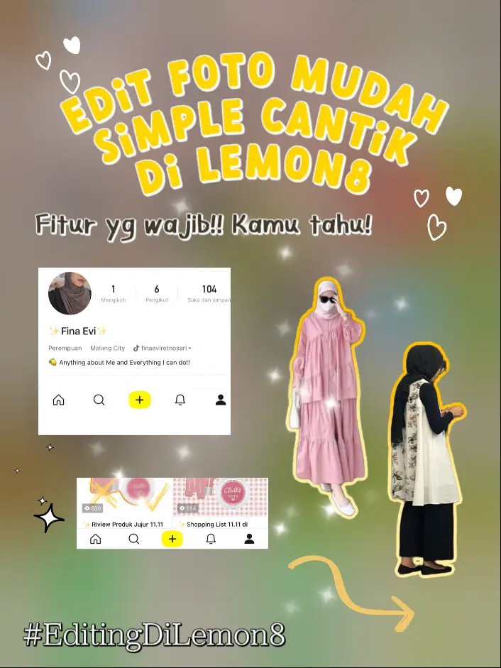 Edit Foto Mudah Simple di Lemon8🍋! | Galeri diposting oleh Fina Evi ...