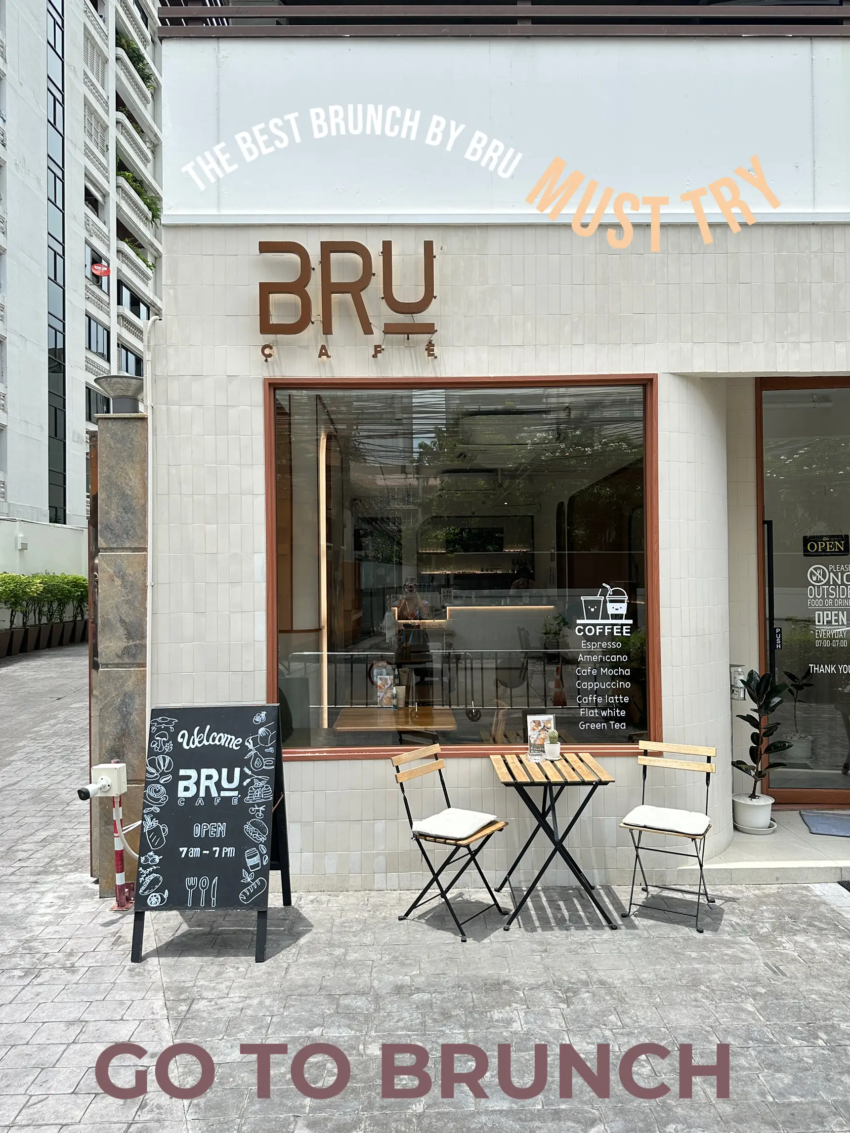 BRU Cafe / Sukhumvit 20 | แกลเลอรีที่โพสต์โดย Patcha | Lemon8
