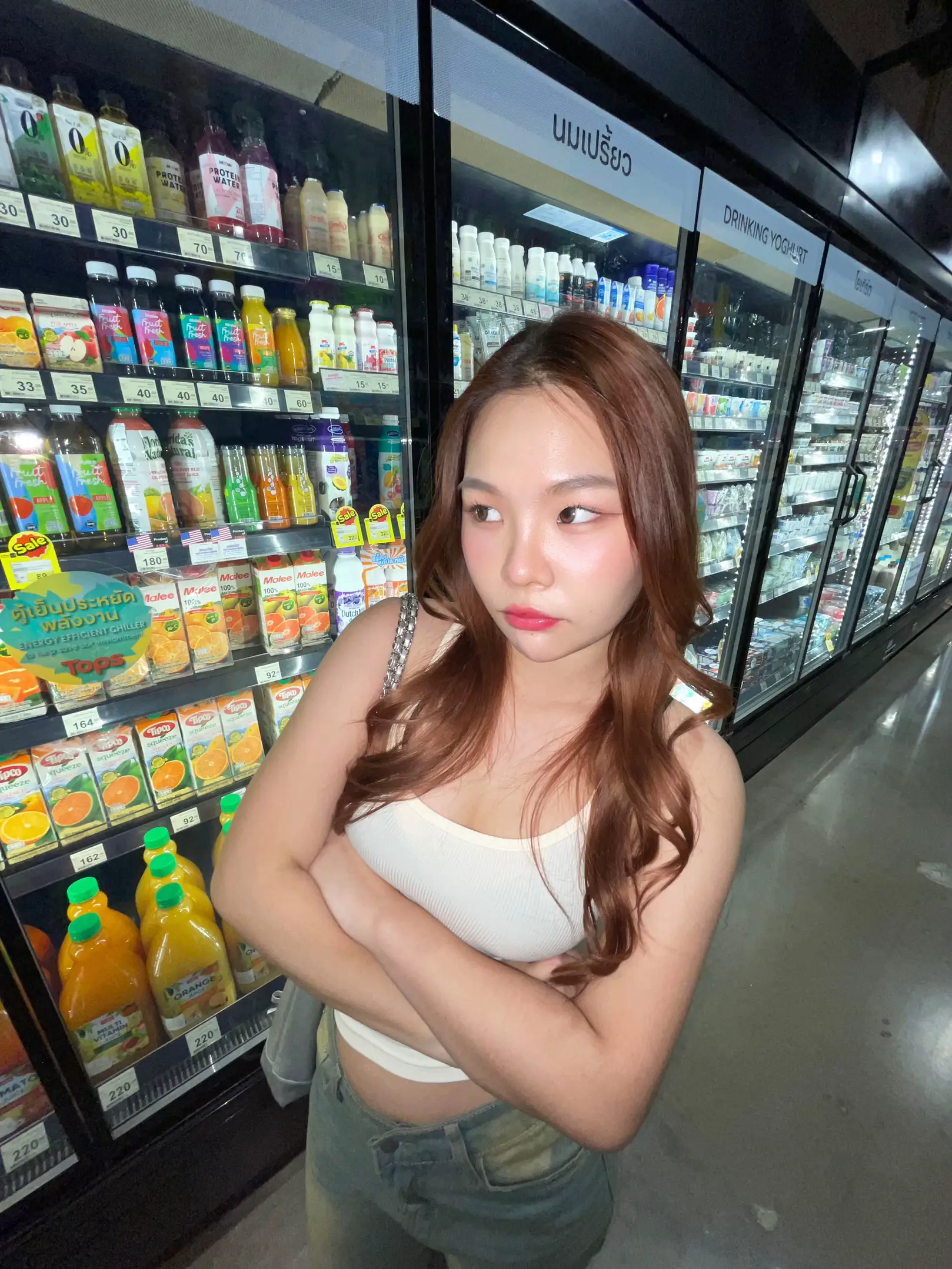 ถ่ายรูปเล่นในSupermarket 🛒🧃 | แกลเลอรีที่โพสต์โดย Ployy_pwnii | Lemon8