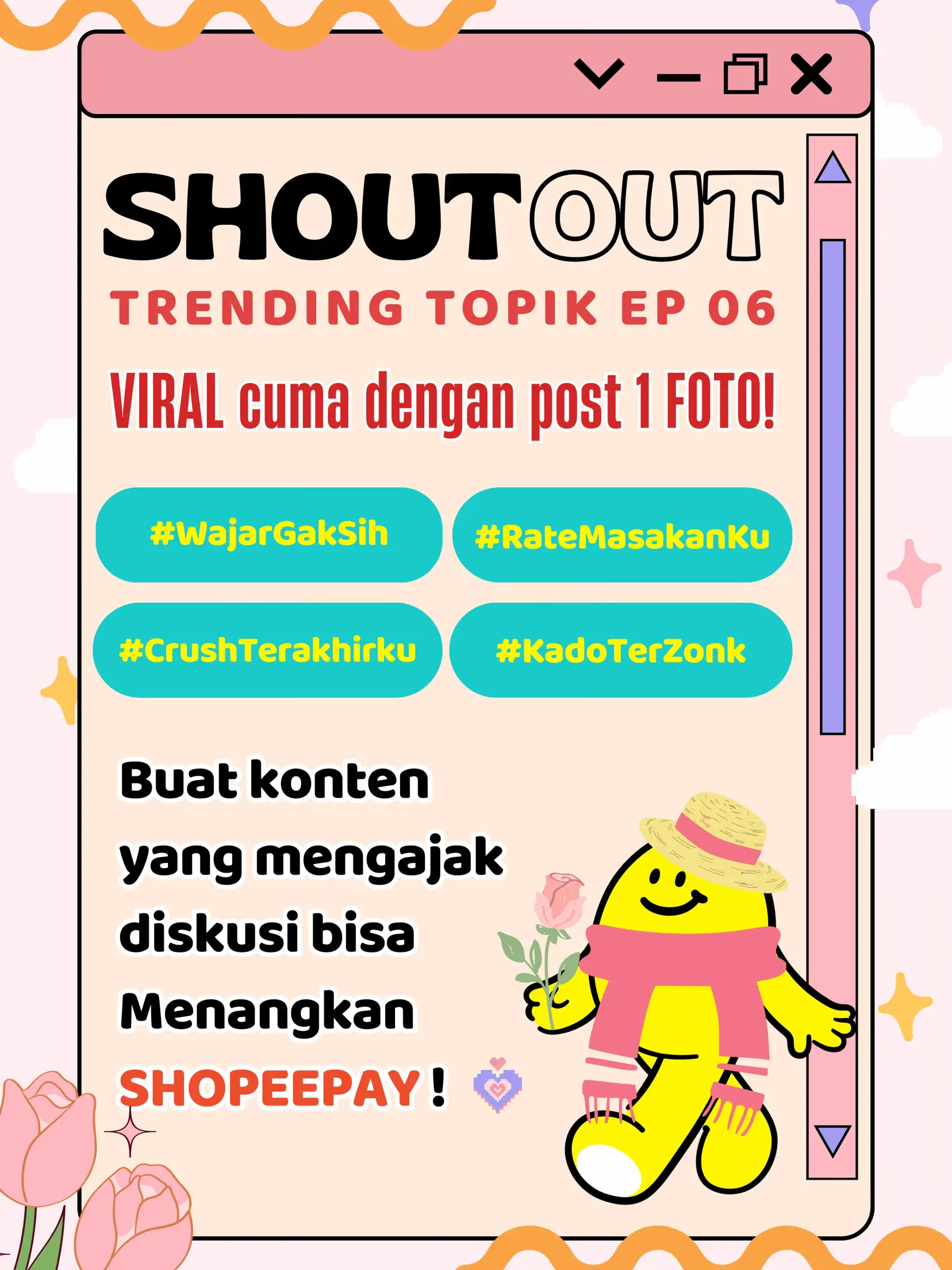 SHOUTOUT: Trending Topik EP06 🥳🥳 | Galeri diposting oleh Lemon8_ID | Lemon8